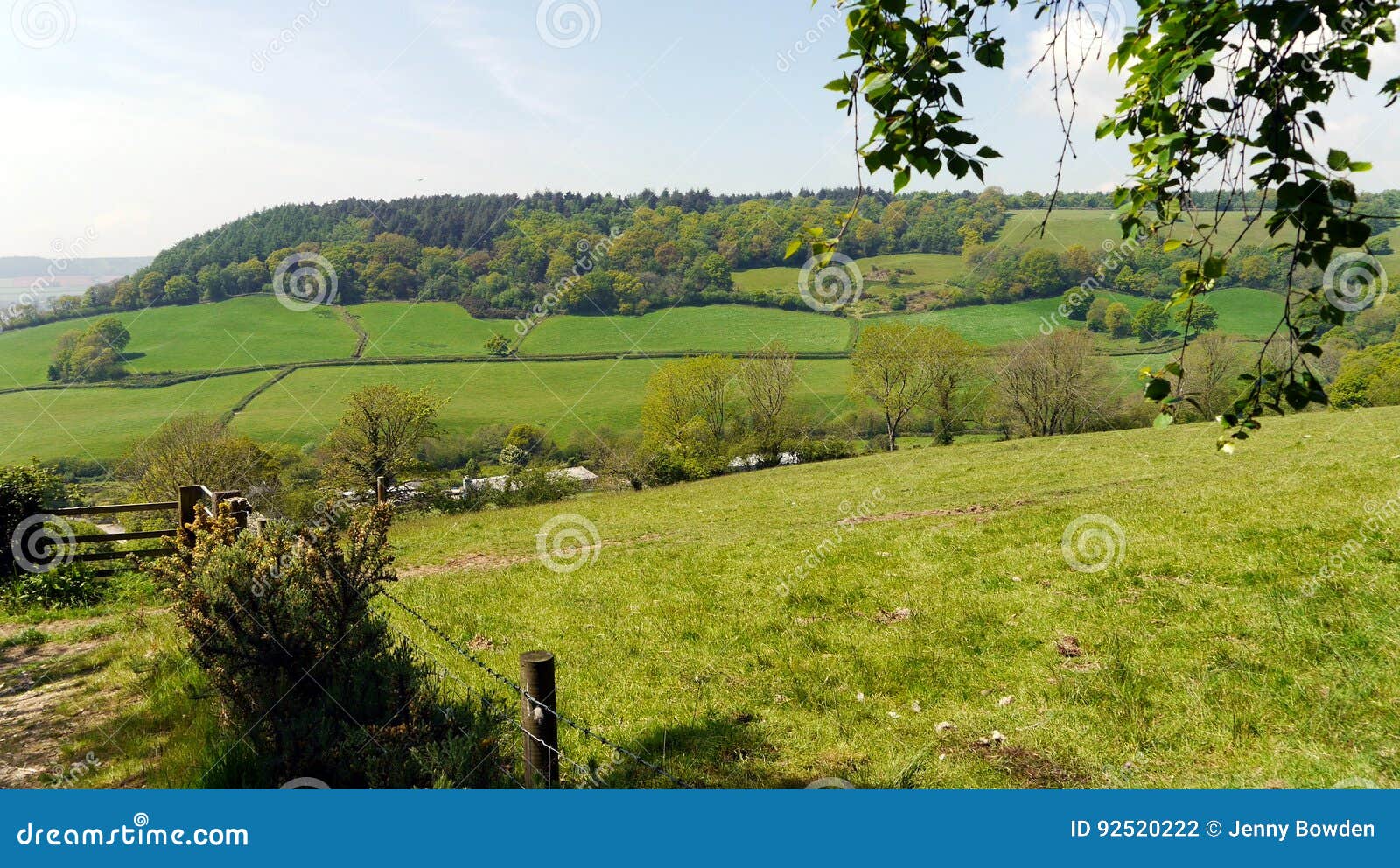 Countryside in Spring Landscape in England Stock Photo - Image of ...