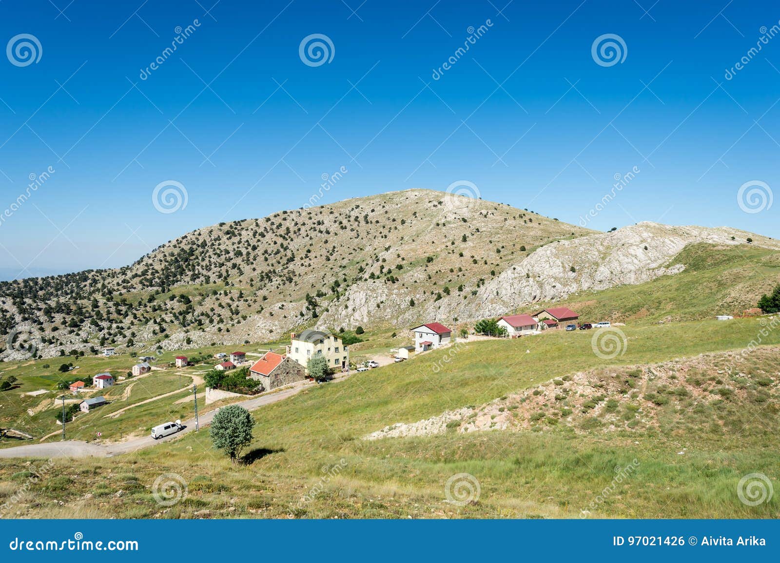 Countryside in Turkey stock photo. Image of sunny, plateau - 97021426