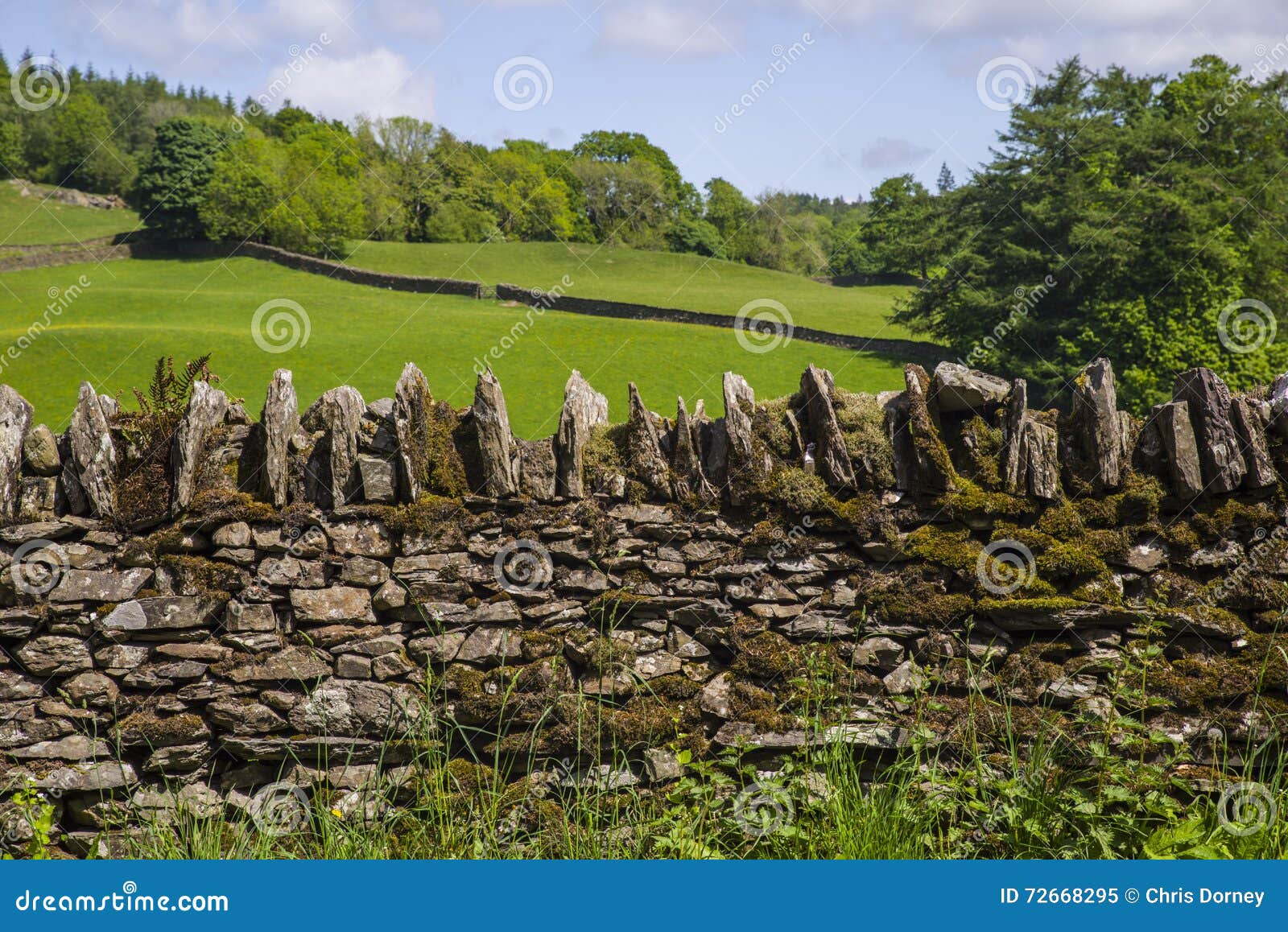 Countryside View in Cumbria Stock Image - Image of english, great: 72668295