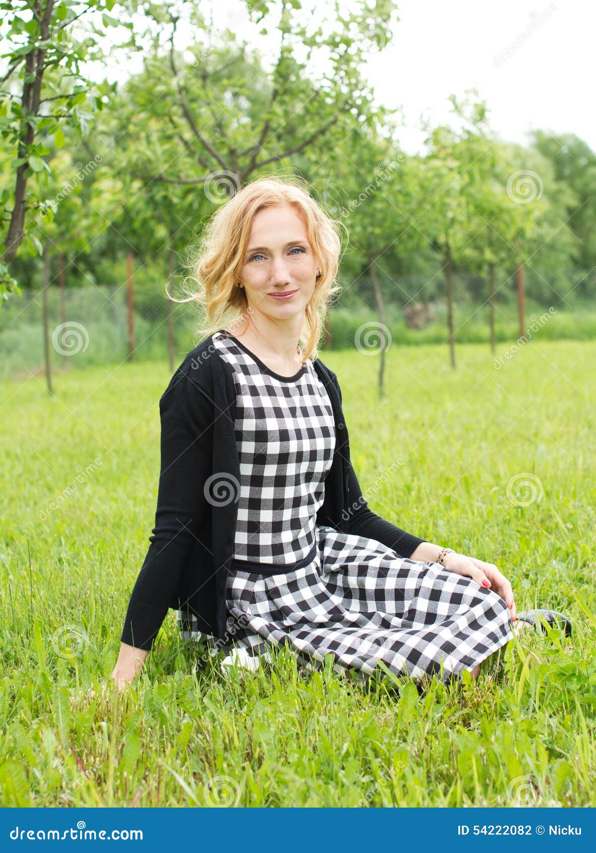 Countryside young woman stock photo. Image of outdoors - 54222082