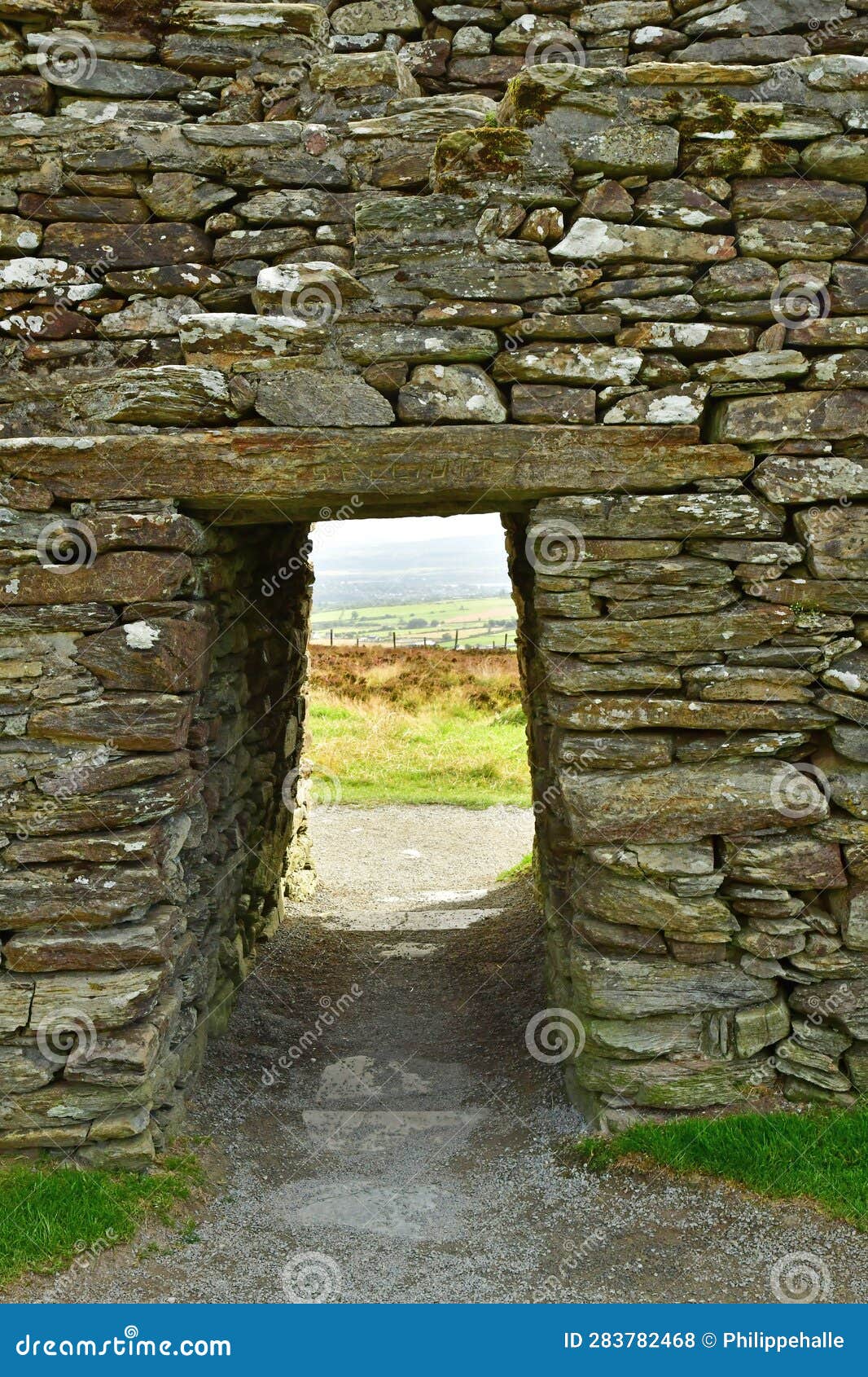 County of Donegal, Ireland - September 15 2022 : Grianan of Aileach ...