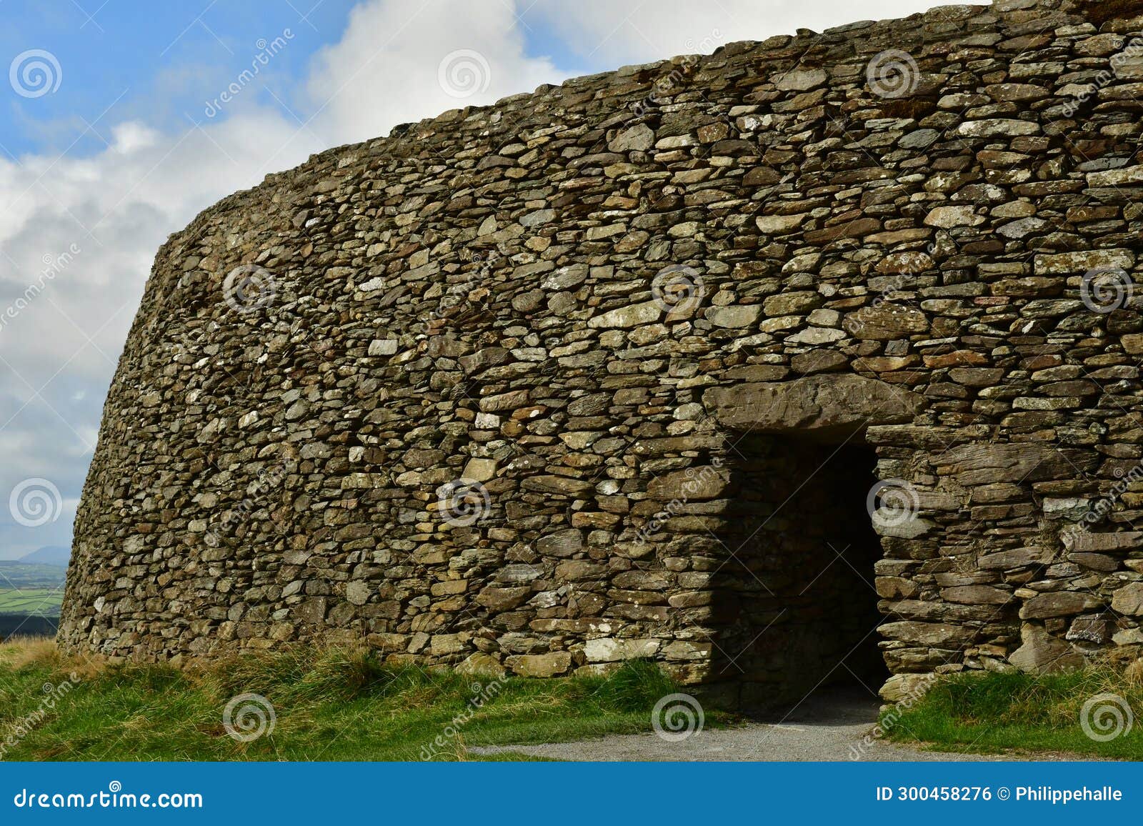 County of Donegal, Ireland - September 15 2022 : Grianan of Aileach ...