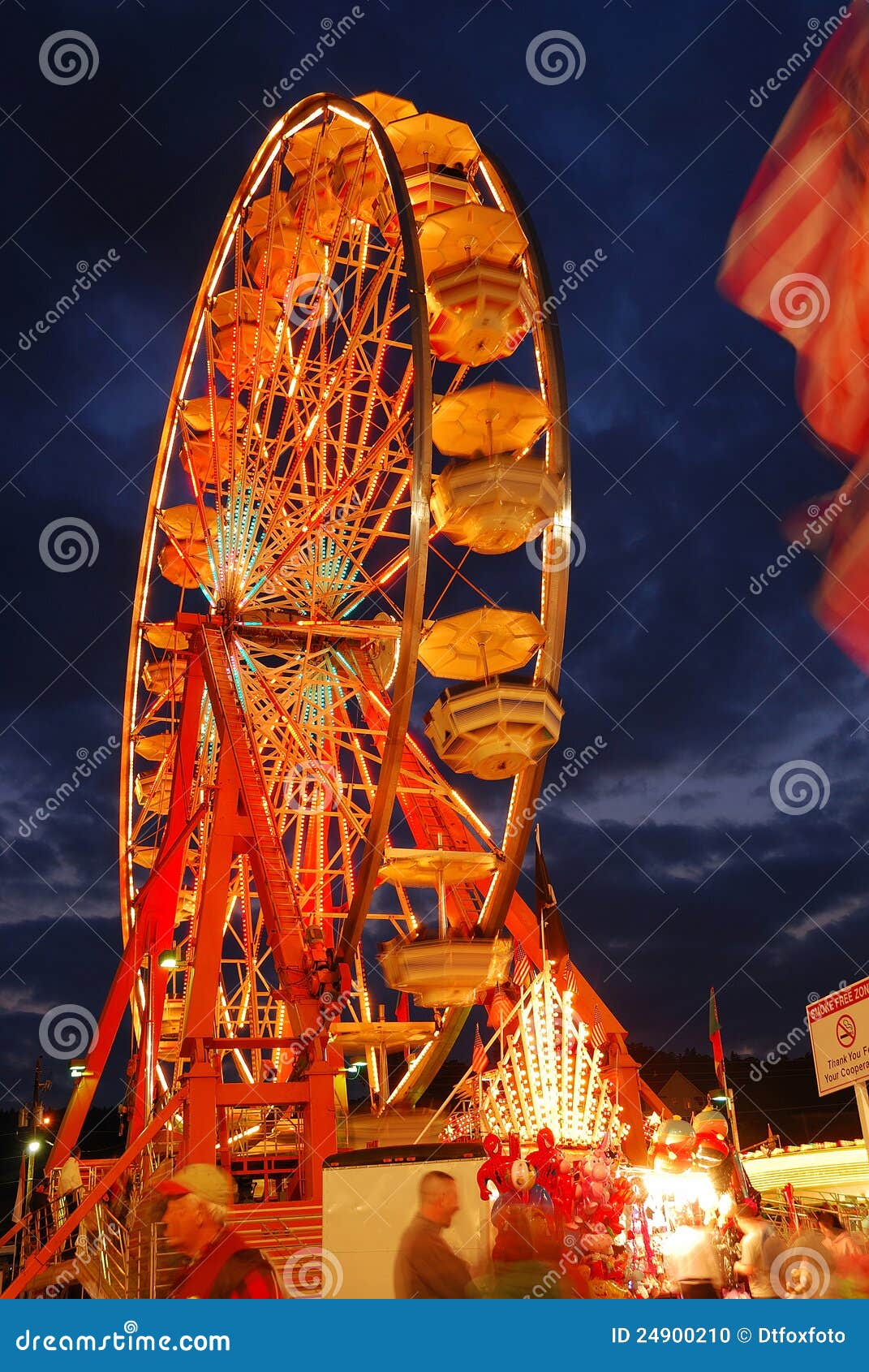 County Fair stock photo. Image of attraction, wheel, amusement - 24900210