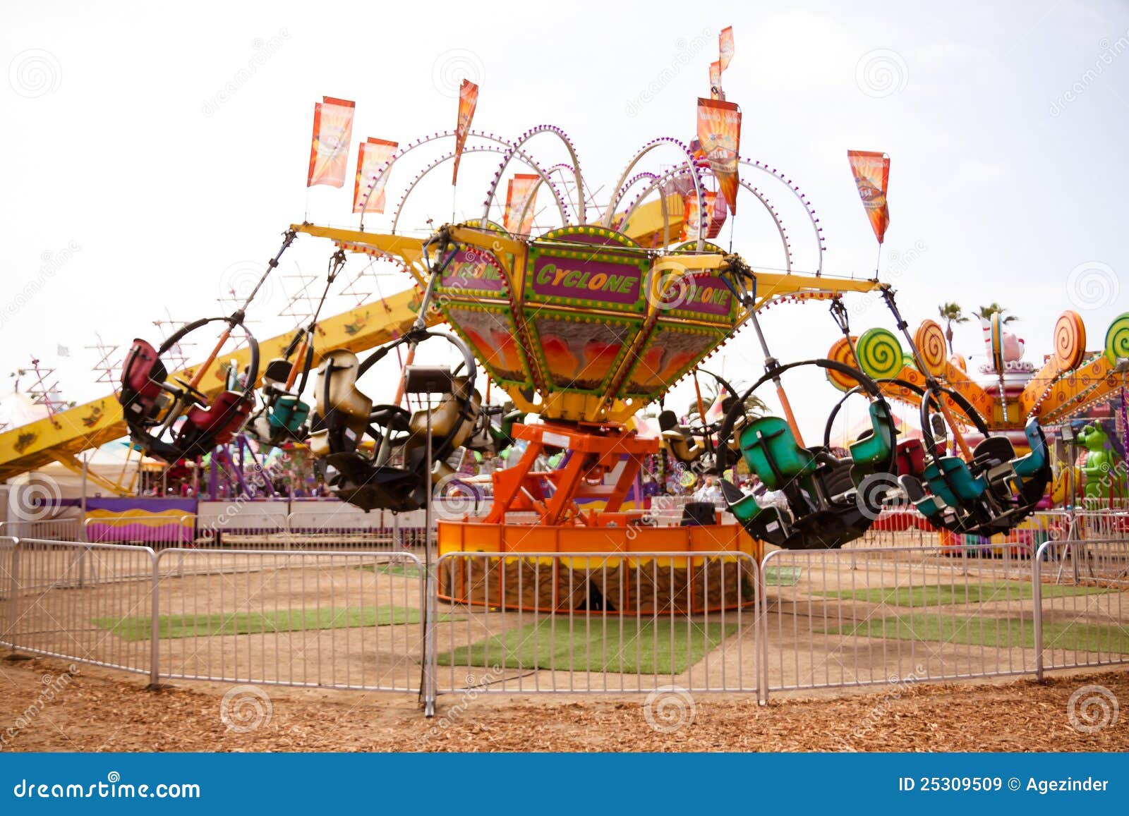 County Fair ride editorial stock image. Image of amusement - 25309509