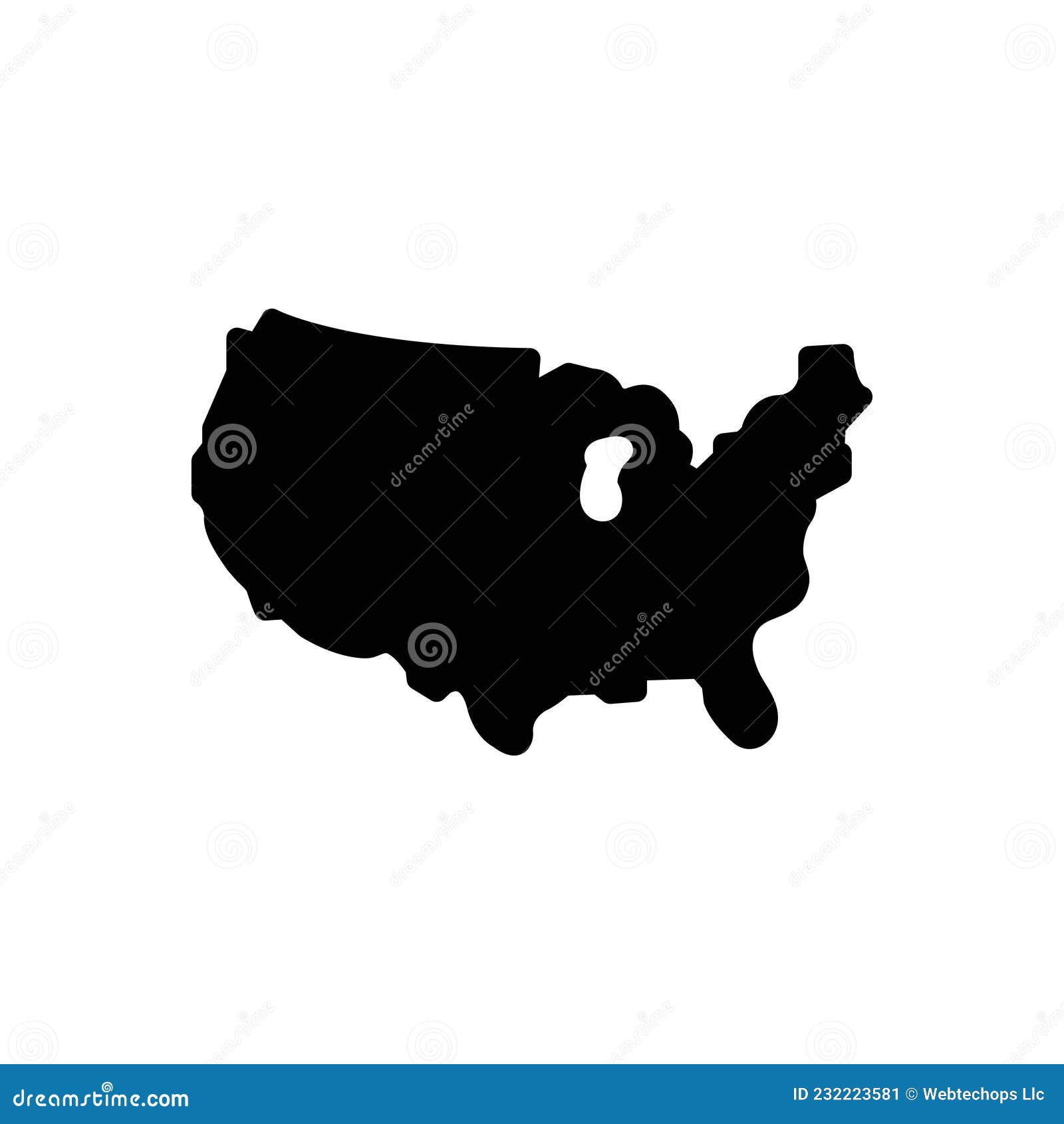 Black Solid Icon for County, Map and Region Stock Vector - Illustration ...