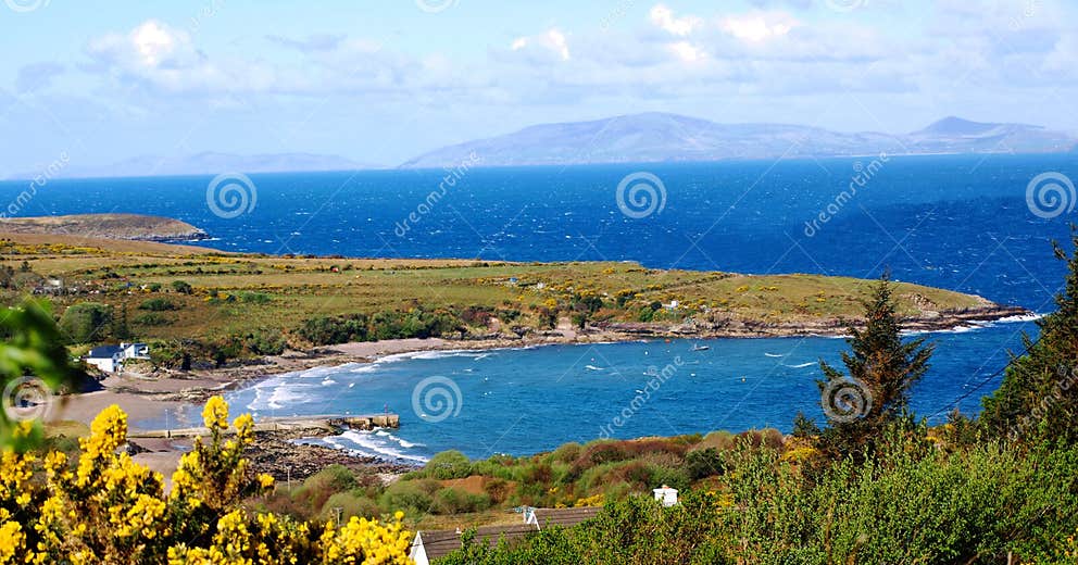 Beautiful Scenery from the Ring of Kerry, Ireland Stock Image - Image ...