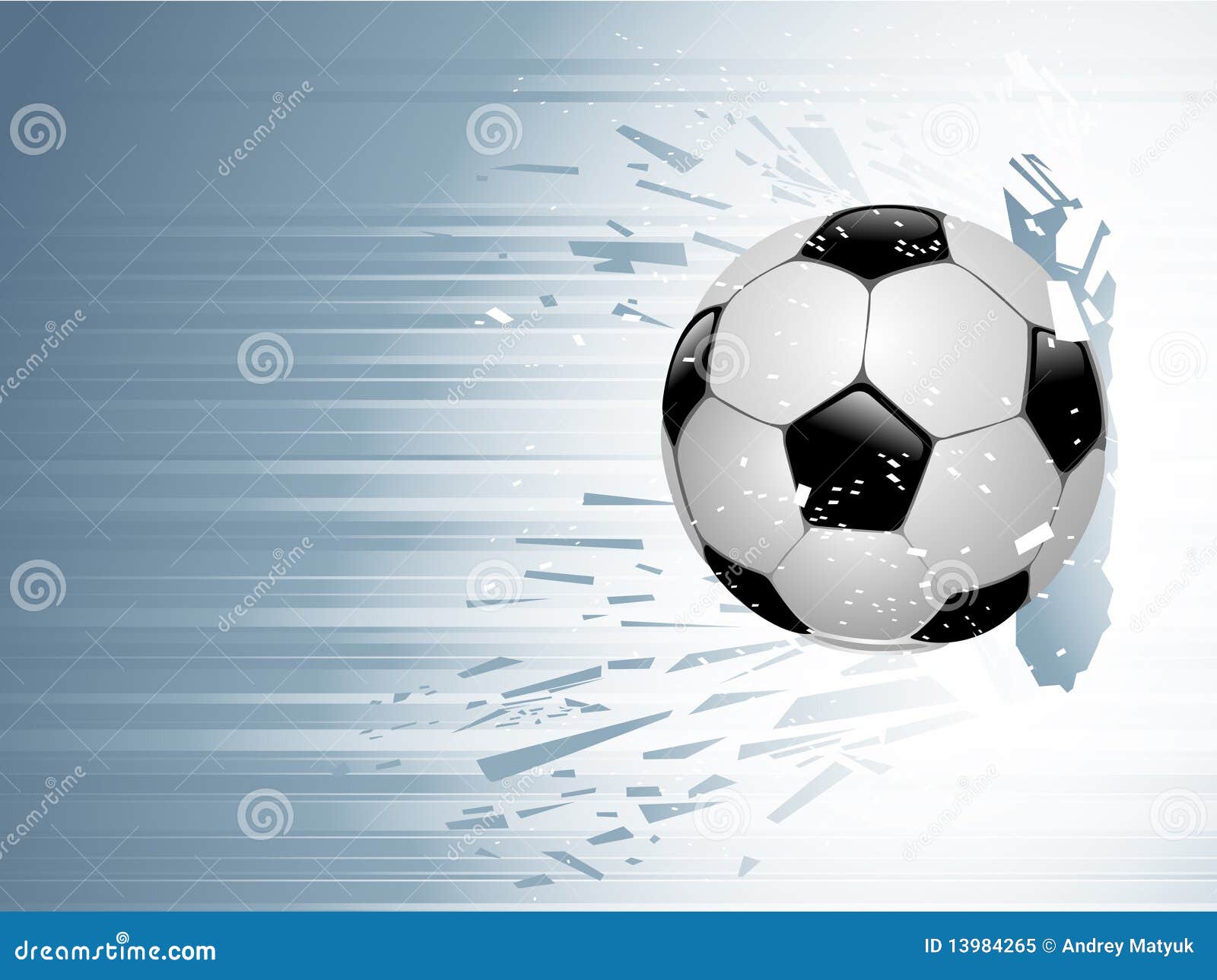 Coup du football illustration de vecteur. Illustration du sport - 13984265