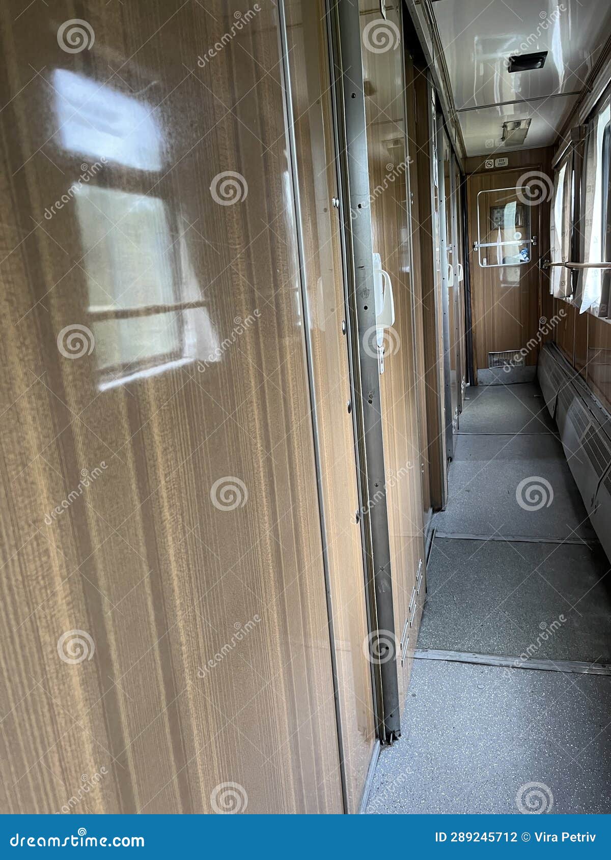 Coupe Wagon. a Corridor in a Compartment Car Stock Photo - Image of ...