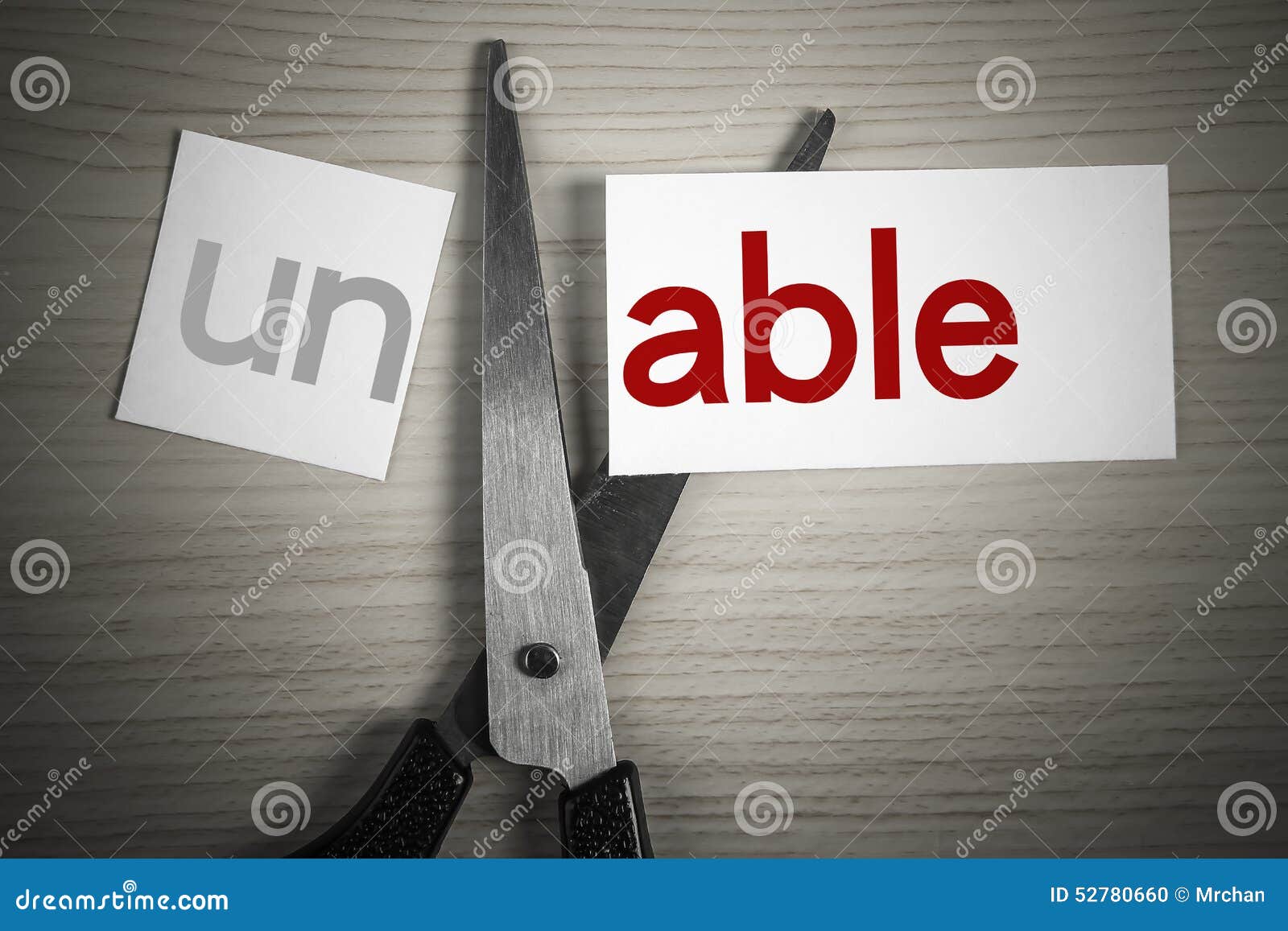 Coupez capable d'incapable photo stock. Image of rien - 52780660