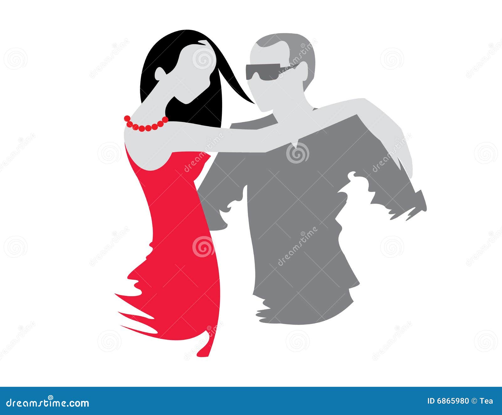 Couple stock illustration. Illustration of latin, love - 6865980