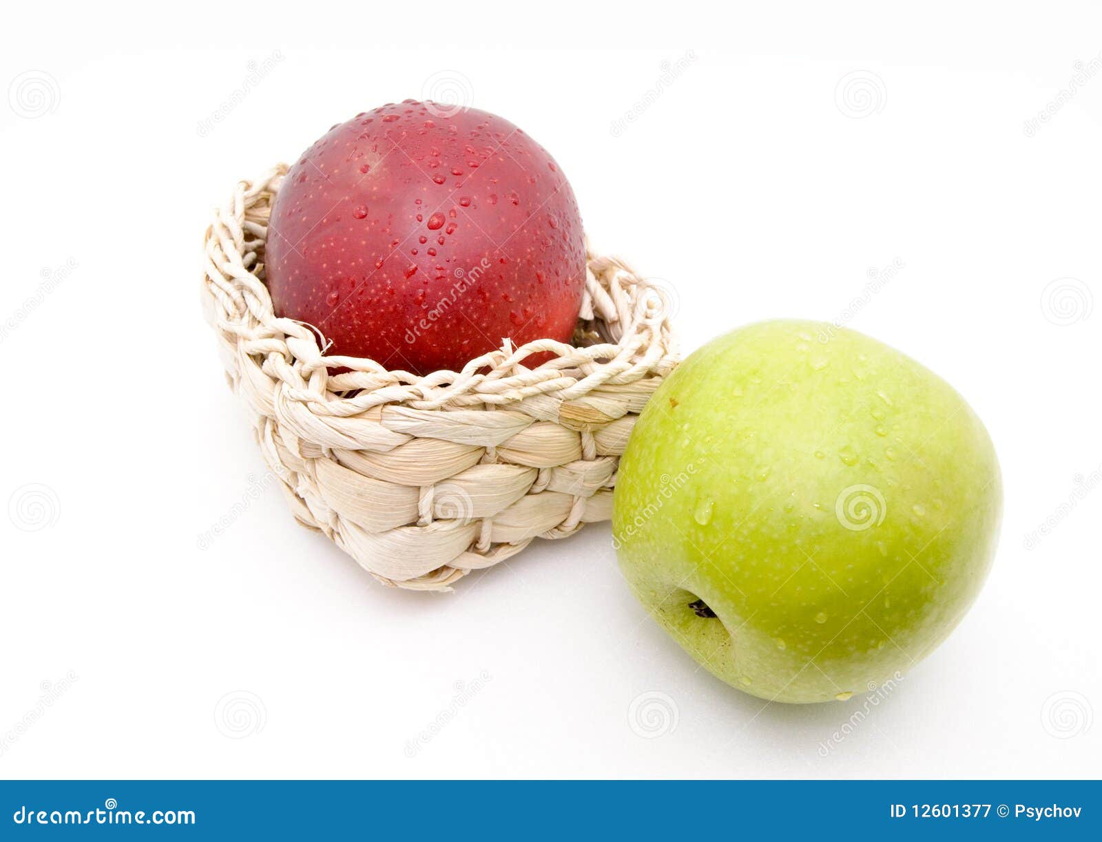 Couple of Apples stock image. Image of apples, crop, wicker - 12601377