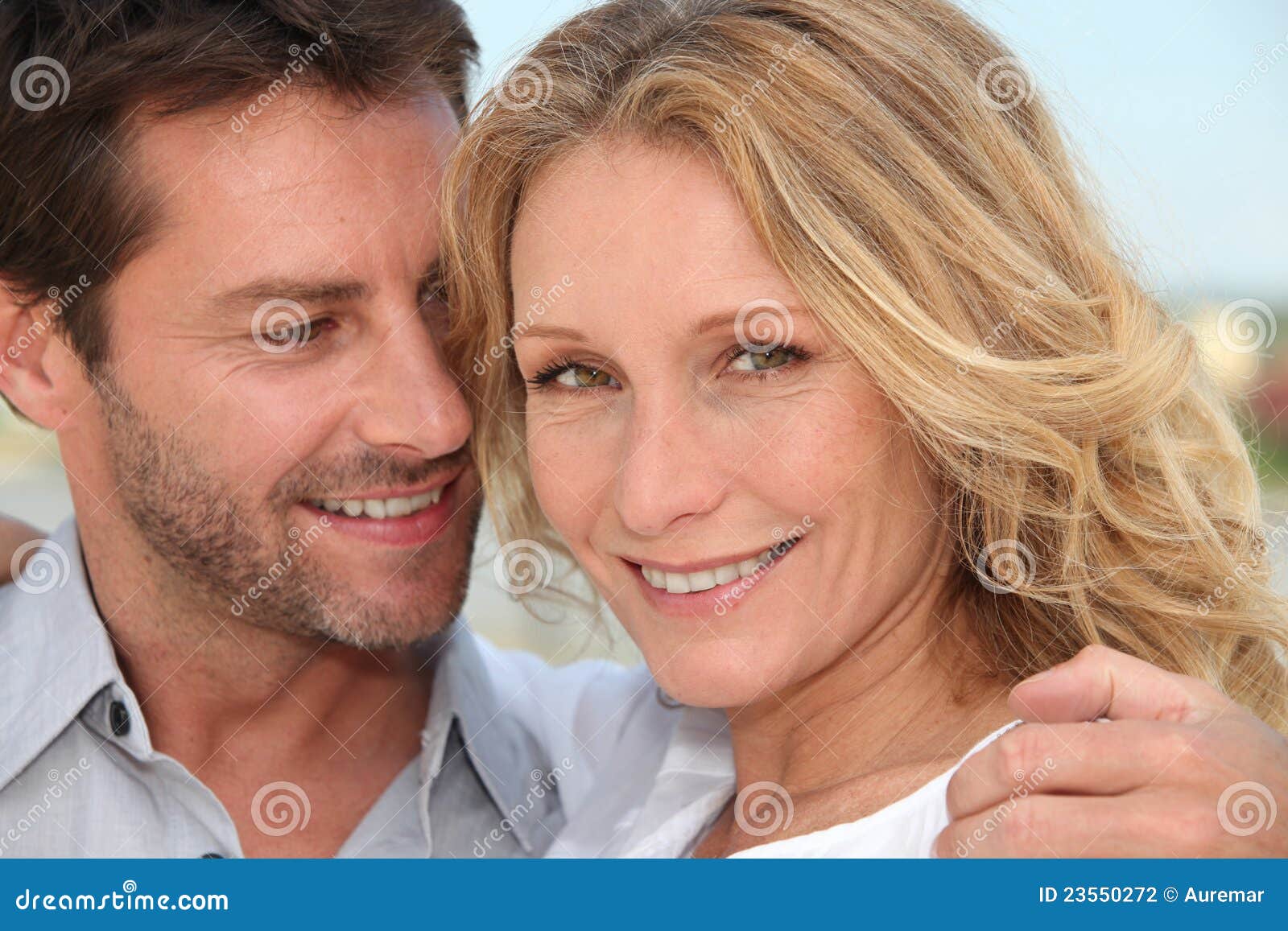 Couple Arms Around Each Other Stock Photo - Image of couple, adult ...