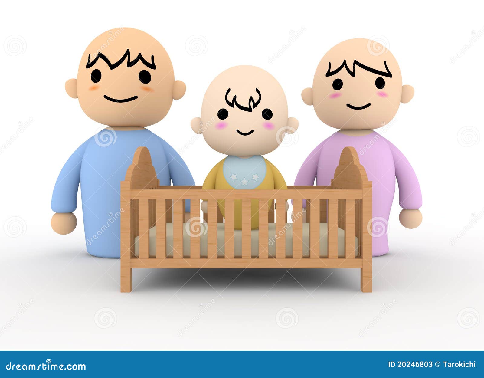 Couple Baby stock illustration. Illustration of woman - 20246803