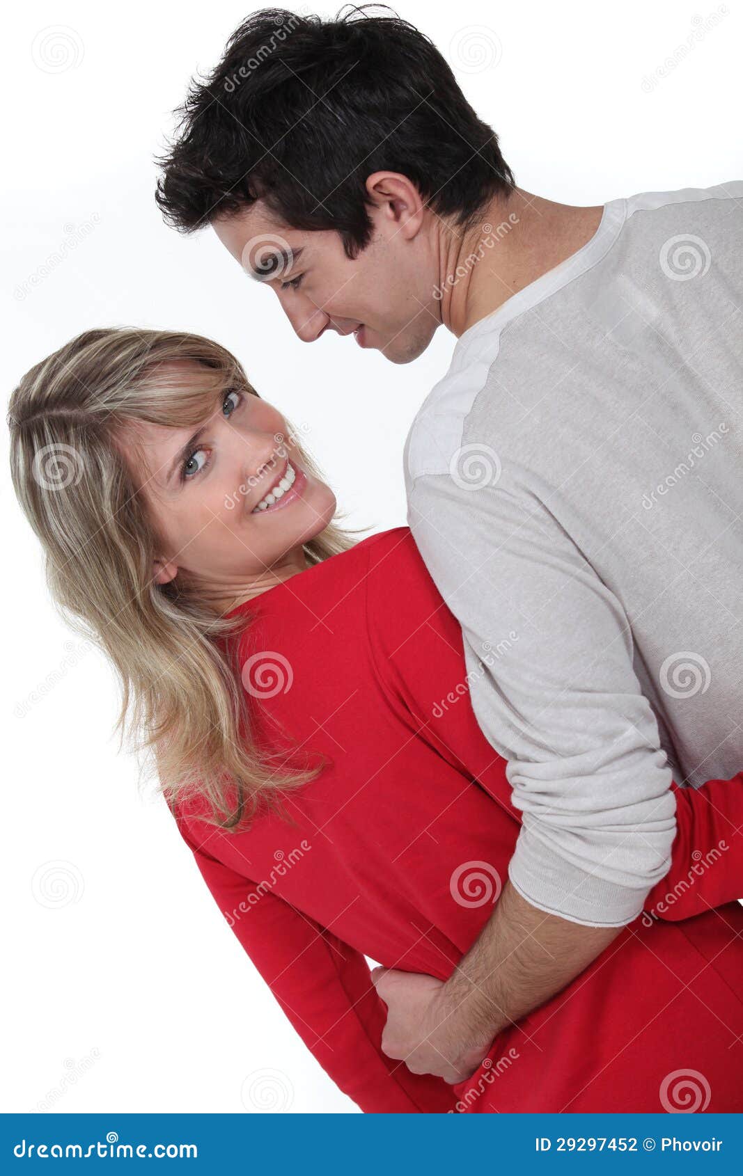 Couple from the back stock photo. Image of beauty, together - 29297452
