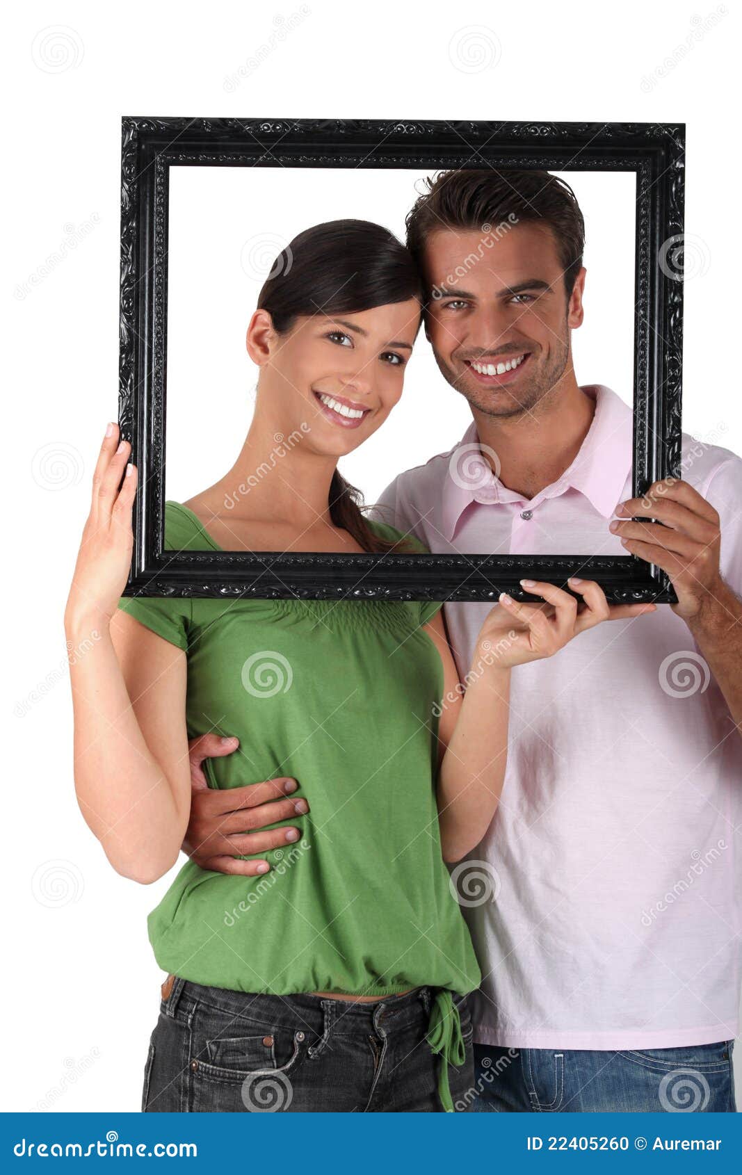 Couple behind black frame stock photo. Image of eternity - 22405260