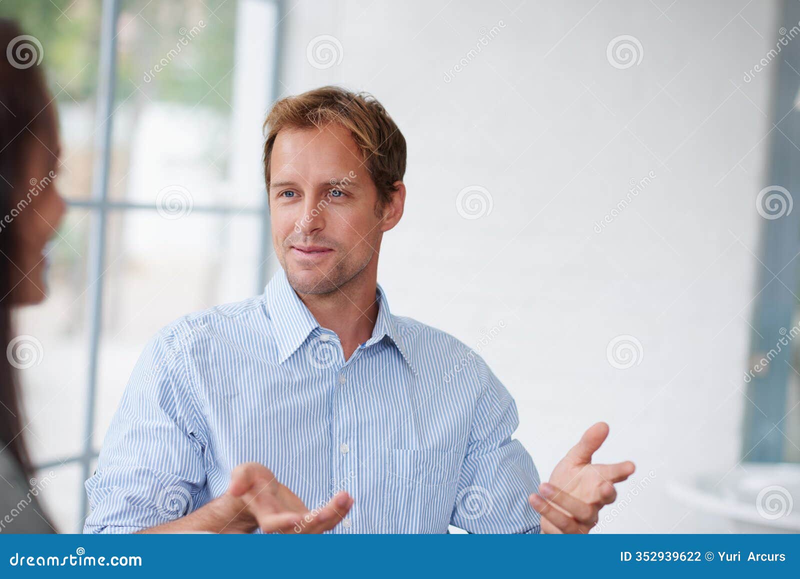 Couple, Break and Man in Home for Talking, Support and Bonding Together ...