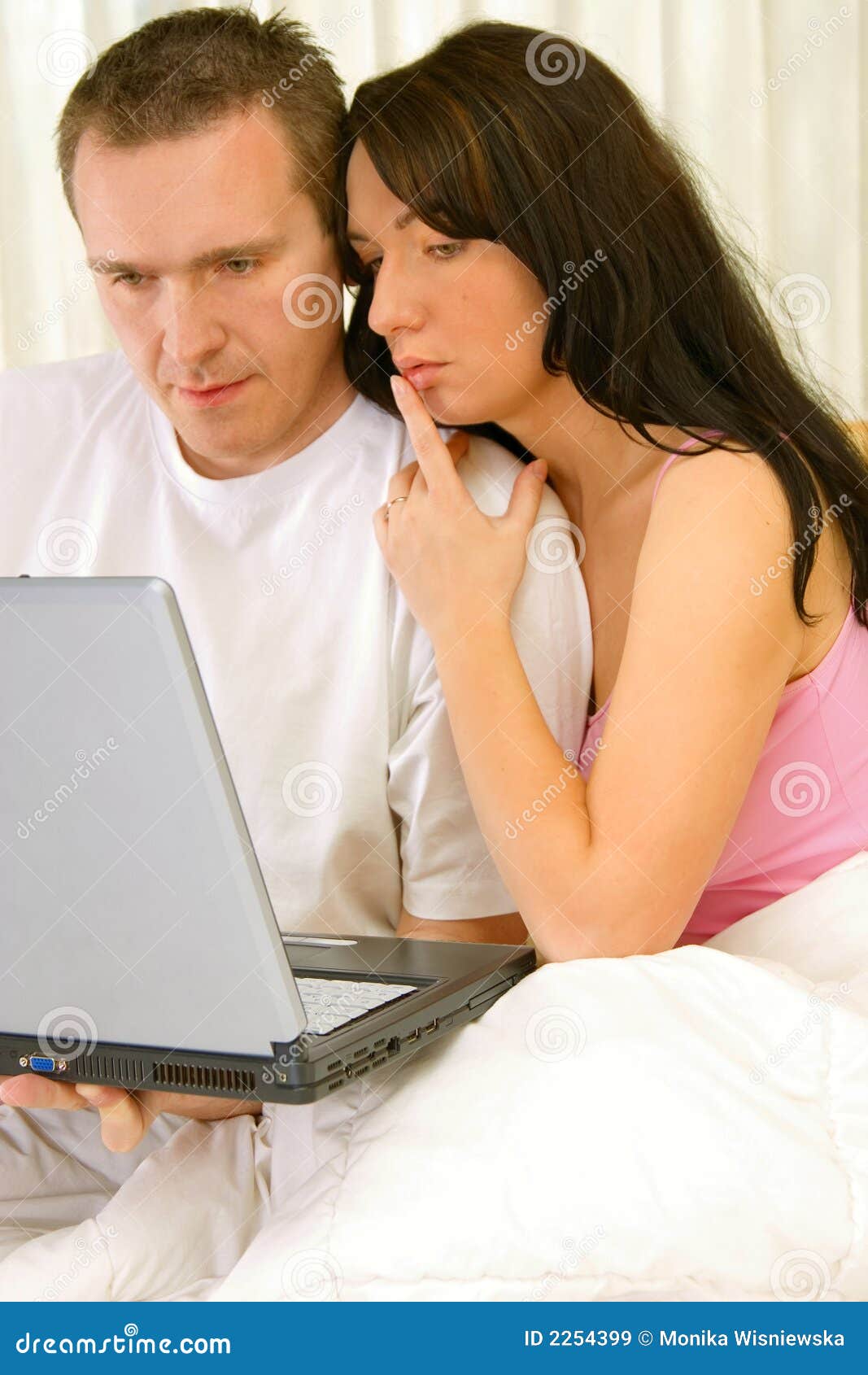 Couple Browsing Internet stock image. Image of contemporary - 2254399
