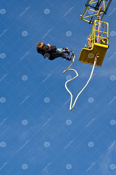 Couple Bungee jumping editorial image. Image of pair - 24435165
