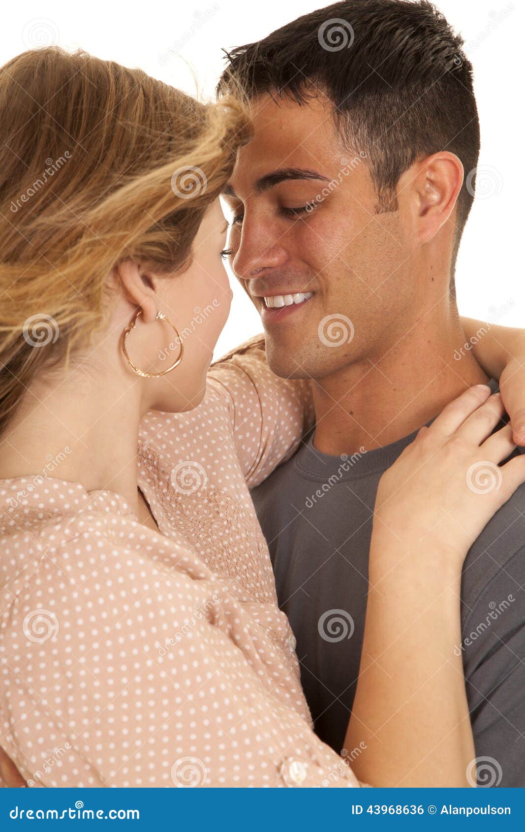 Couple Close Heads Smile Ready To Kiss Stock Photo - Image of love ... Couple Close Heads Smile Ready To Kiss Stock Photo - Image of love ...
