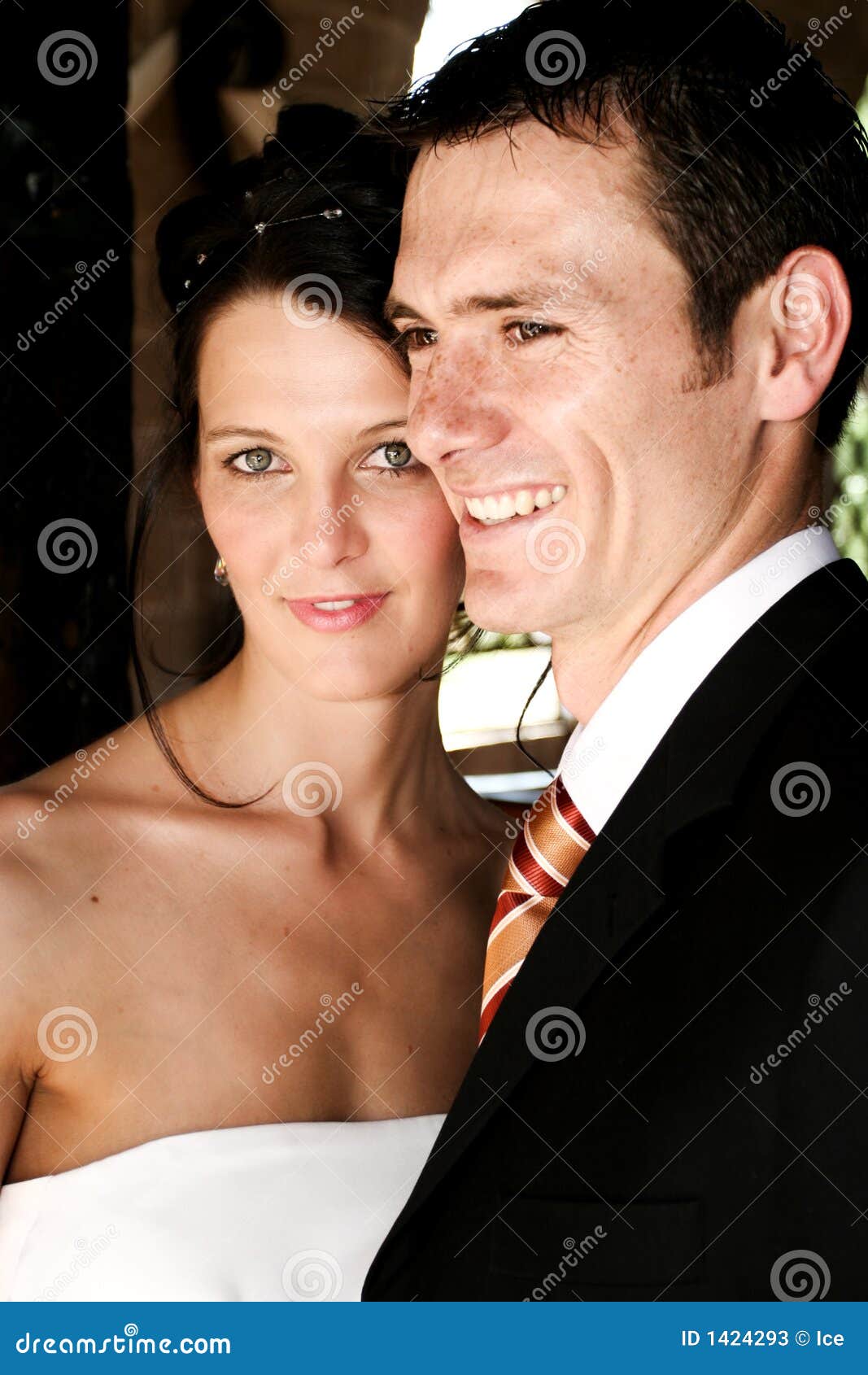 Couple Contrast stock image. Image of celebration, face - 1424293
