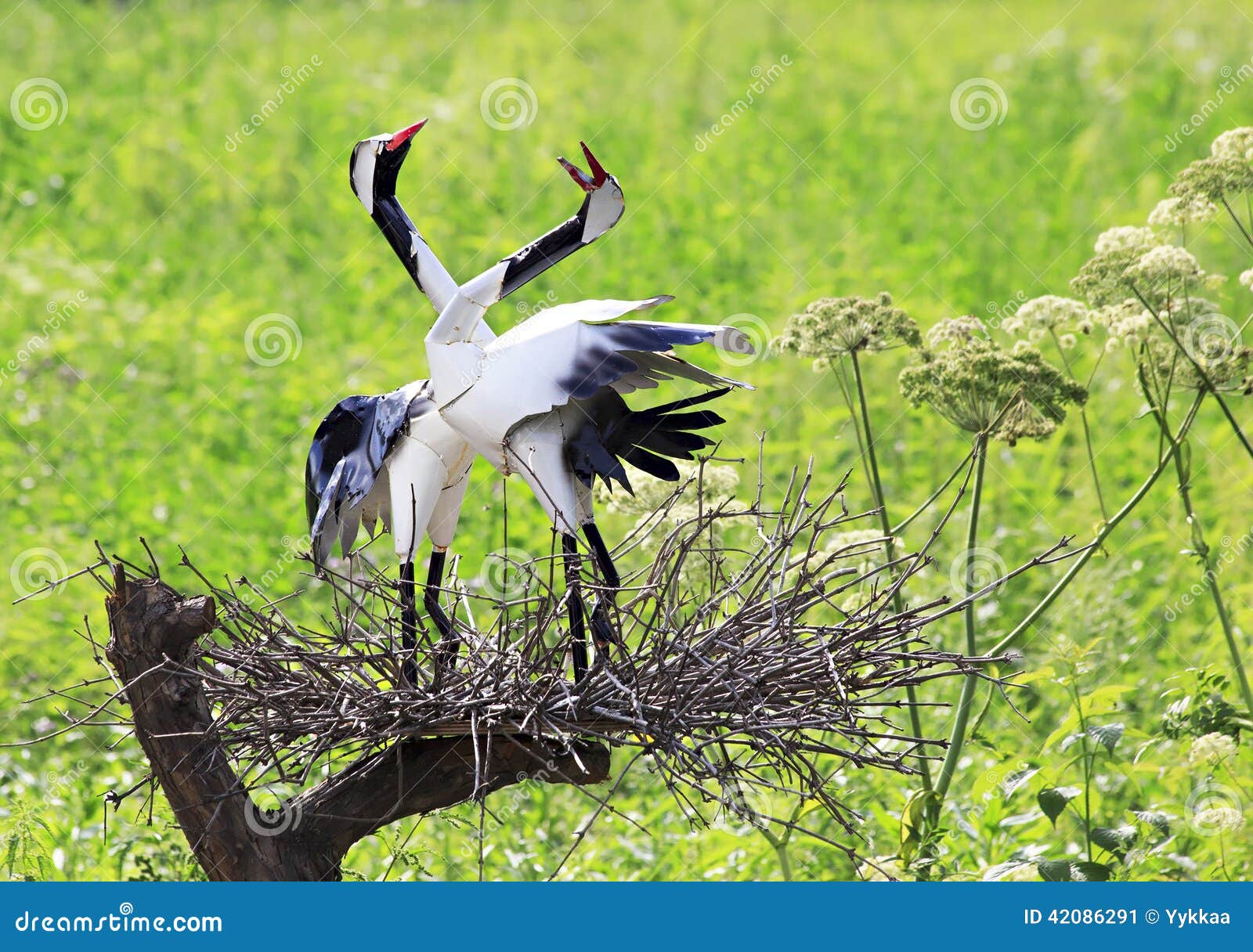 Cranes In The Nest Stock Photography | CartoonDealer.com #32949890
