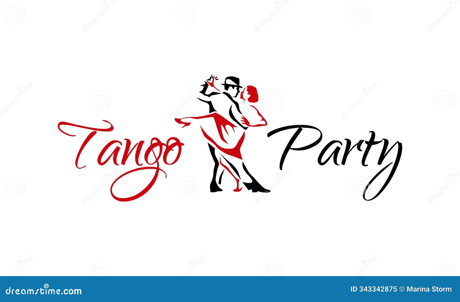 Couple Dance Logo Designs Template Stock Illustration - Illustration of ...