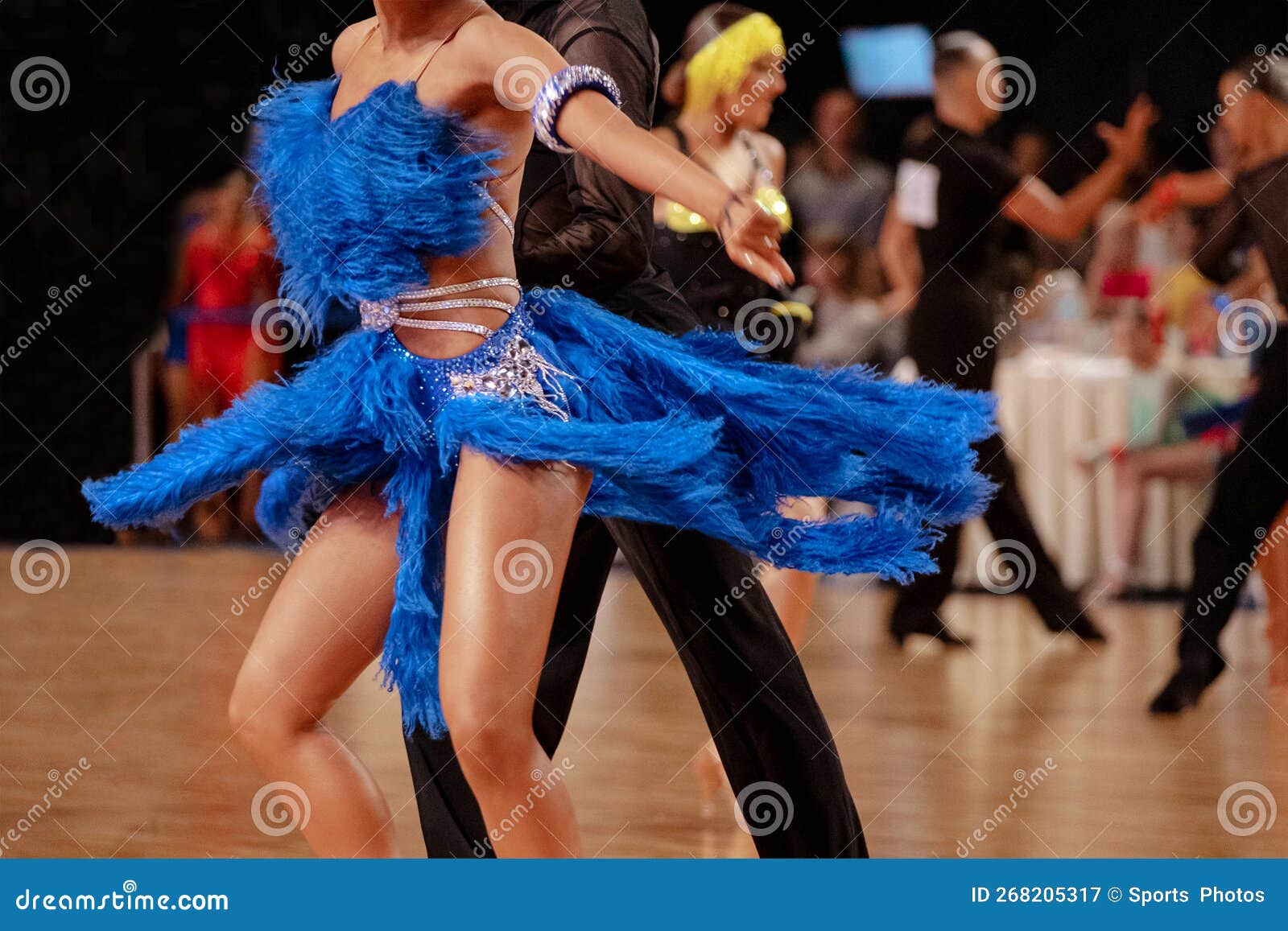 Couple Dancers Dancing Jive Stock Image - Image of girl, ballroom ...