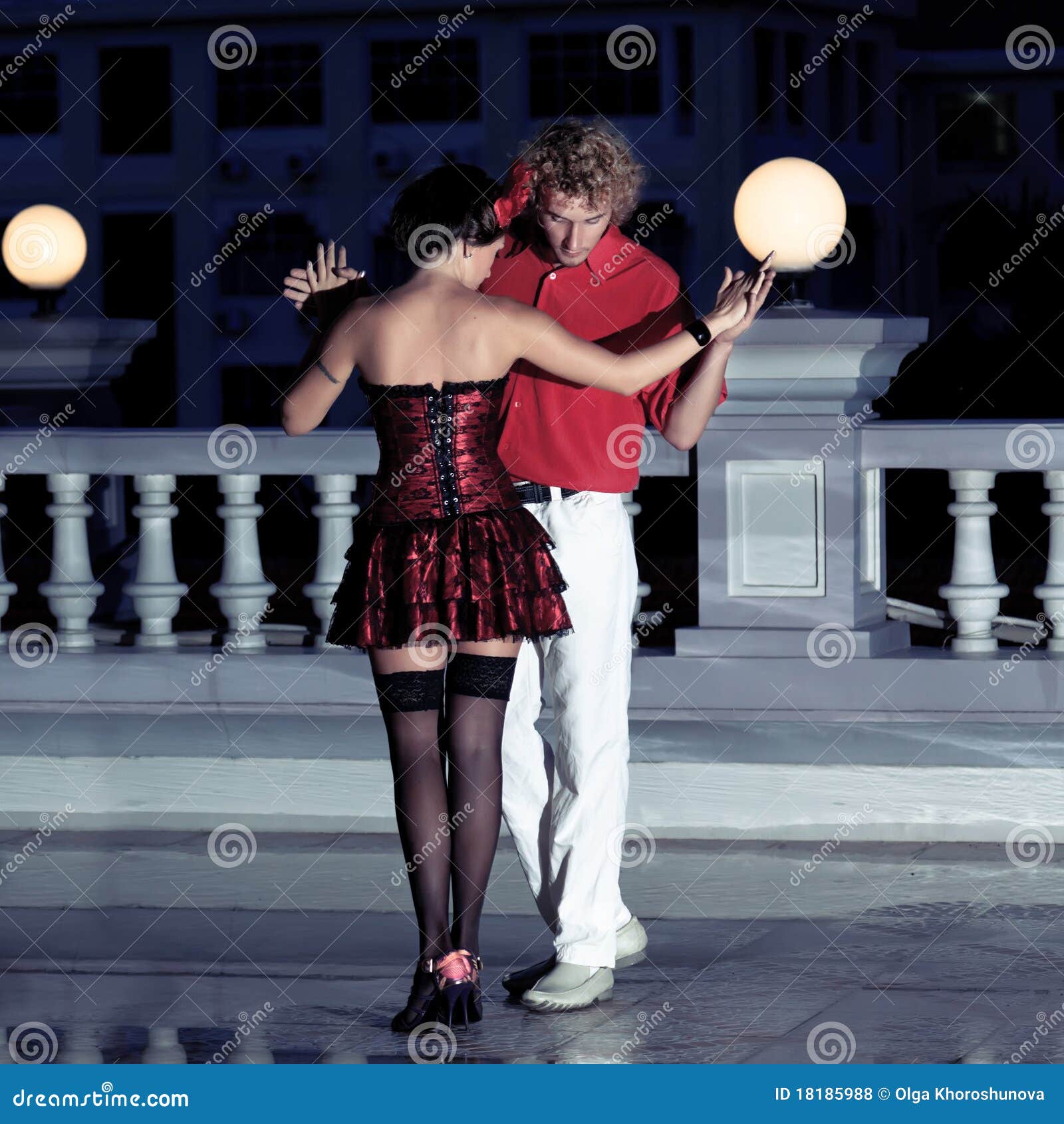 Couple dancing stock photo. Image of artistic, young - 18185988