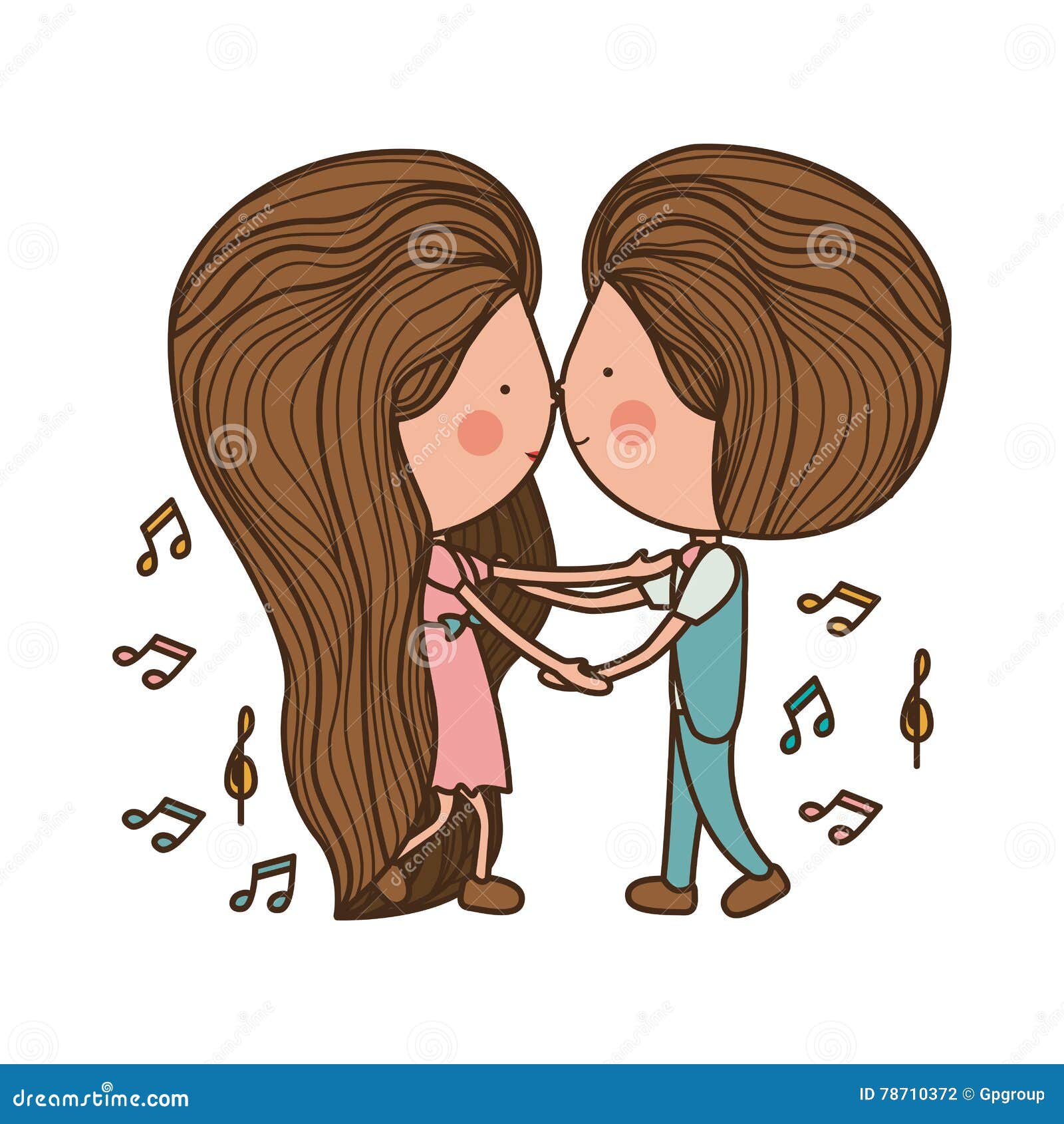 Dancing Musical Notes Stock Image | CartoonDealer.com #24364627