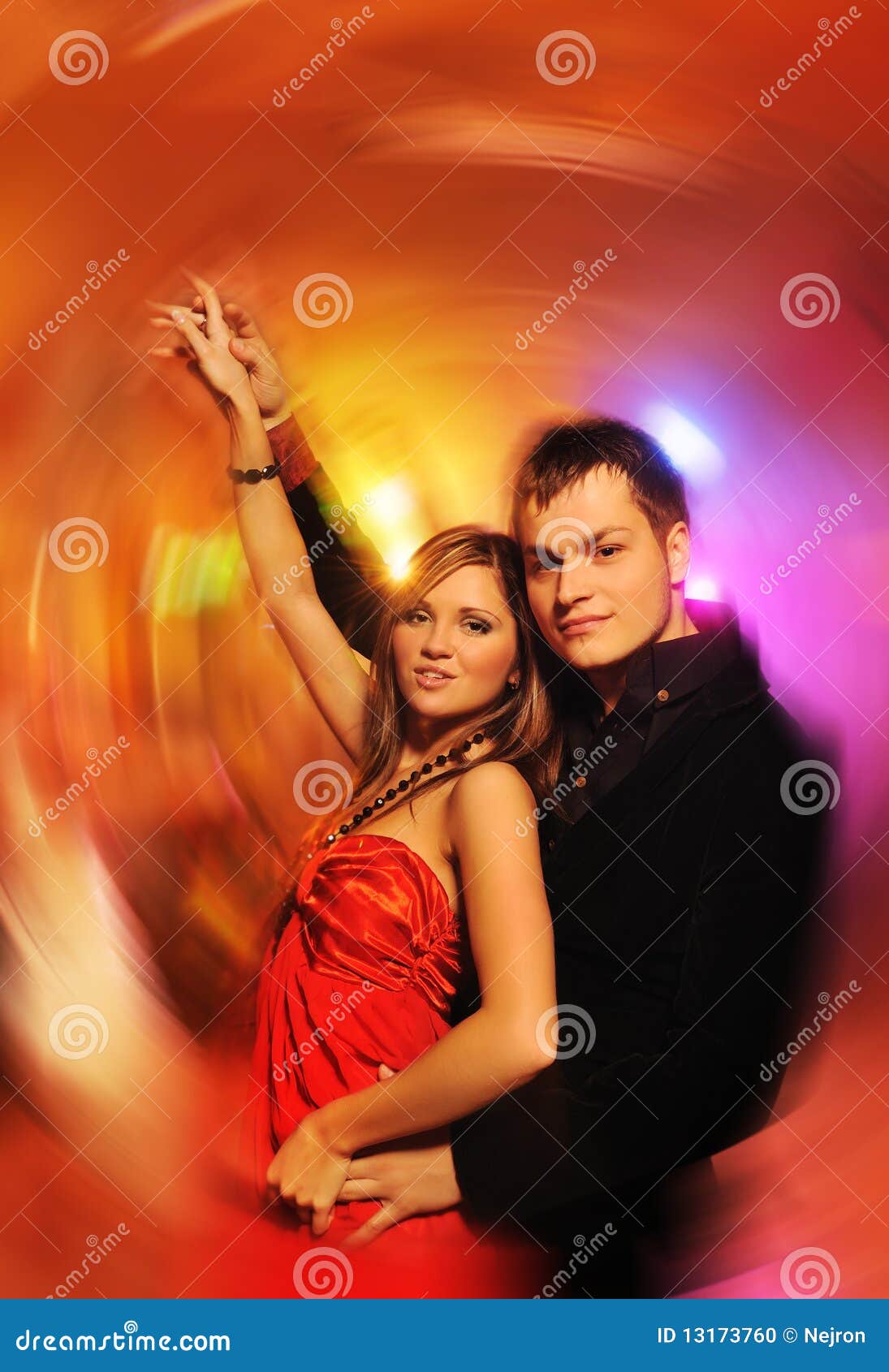Couple Dancing In The Night Club Royalty-Free Stock Image ...