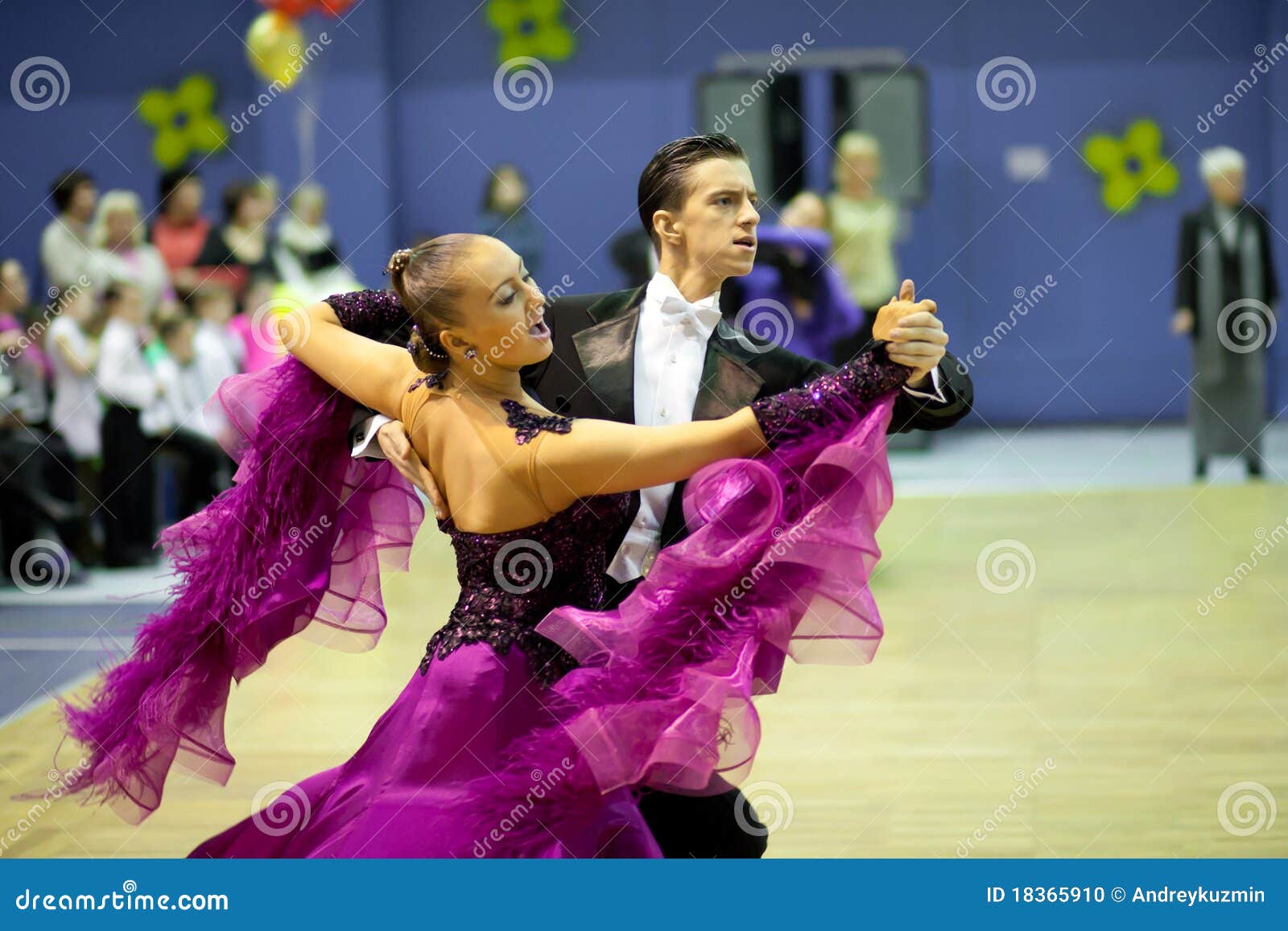 Couple Dancing Sport Competition Editorial Image - Image of dress ...