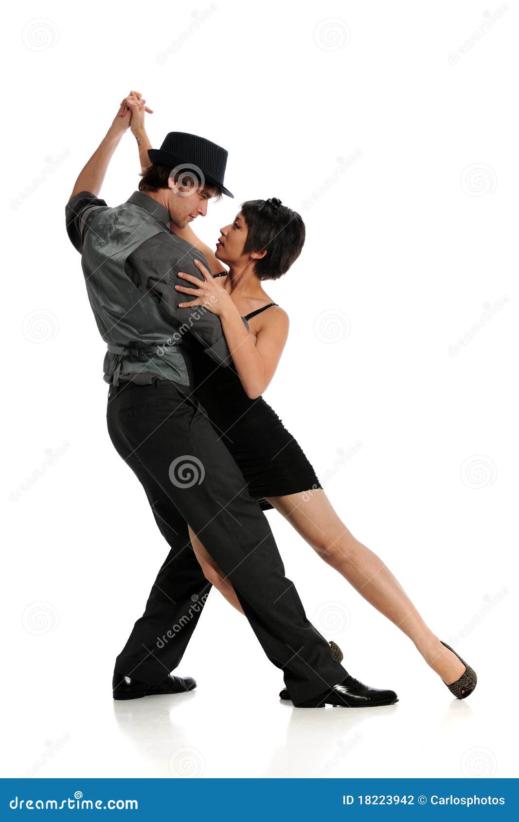 Couple dancing Tango stock photo. Image of dress, romance - 18223942