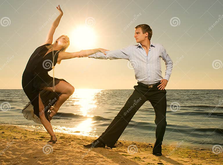 Couple dancing tango stock image. Image of beauty, holding - 5933233