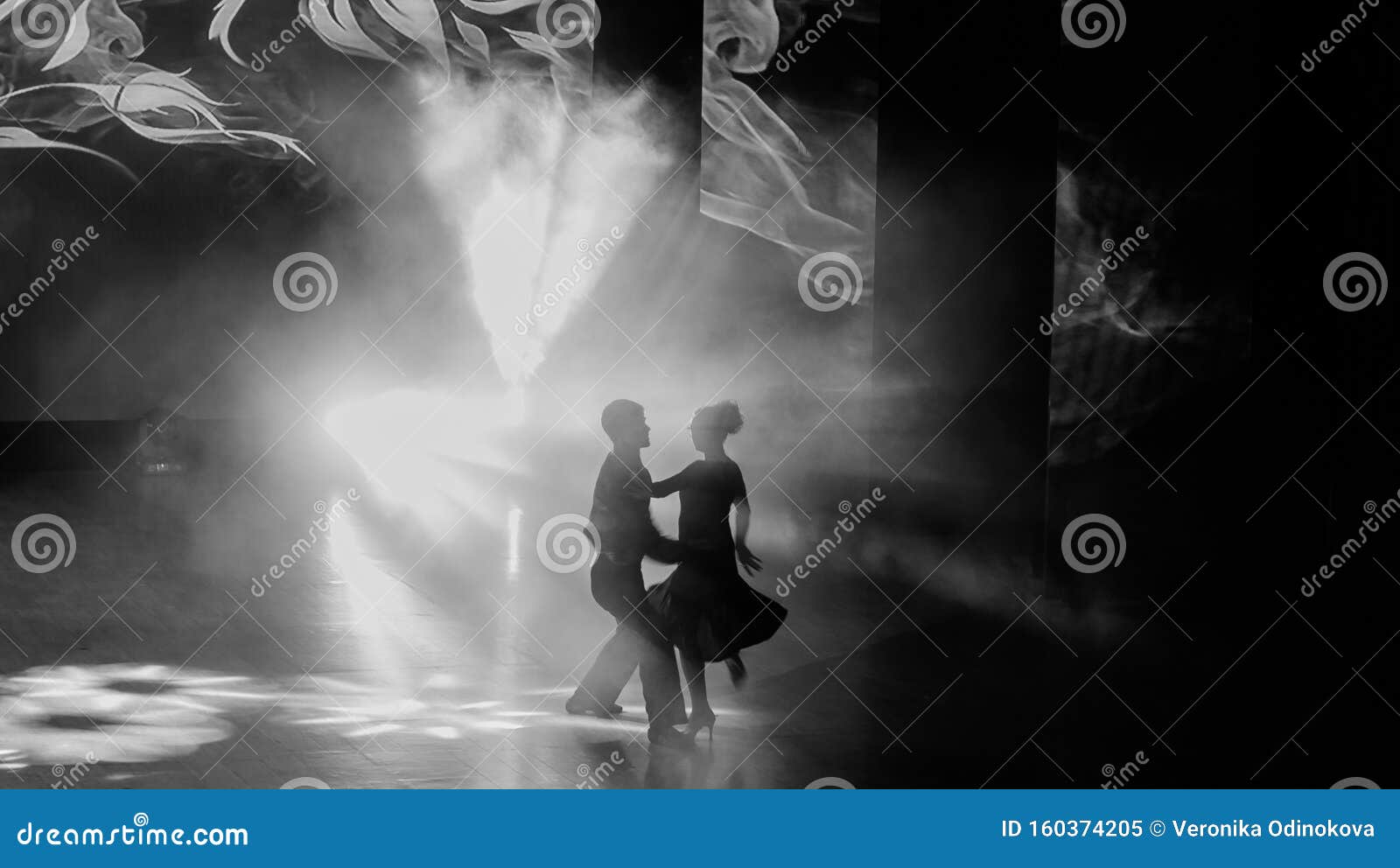 The Couple is Dancing on the Tango Scene Editorial Image - Image of ...