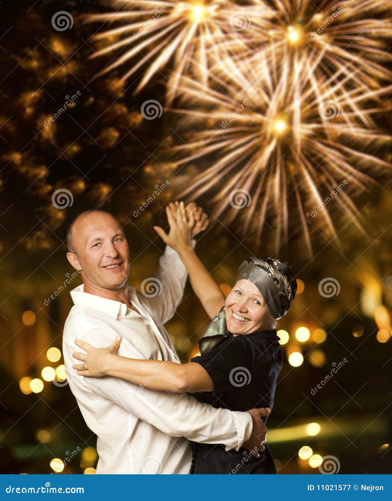 Couple Dancing Waltz at Night Stock Image - Image of lifestyle ...