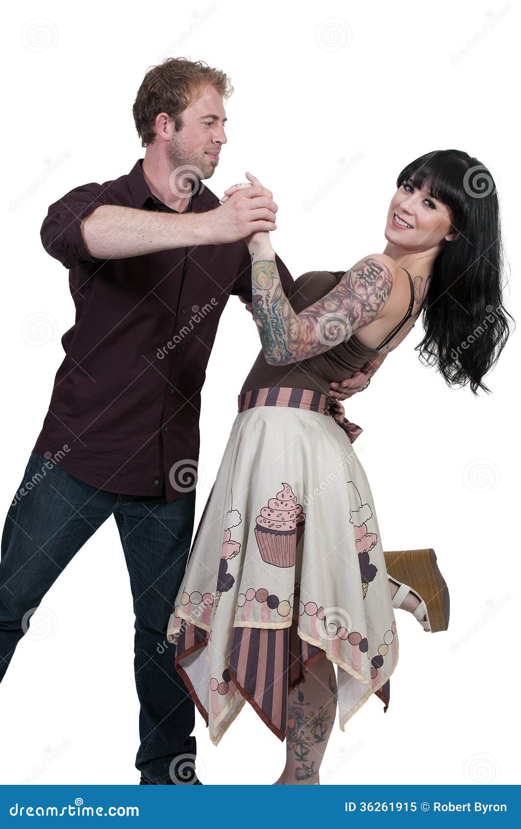 Couple Dancing stock image. Image of attractive, flirting - 36261915