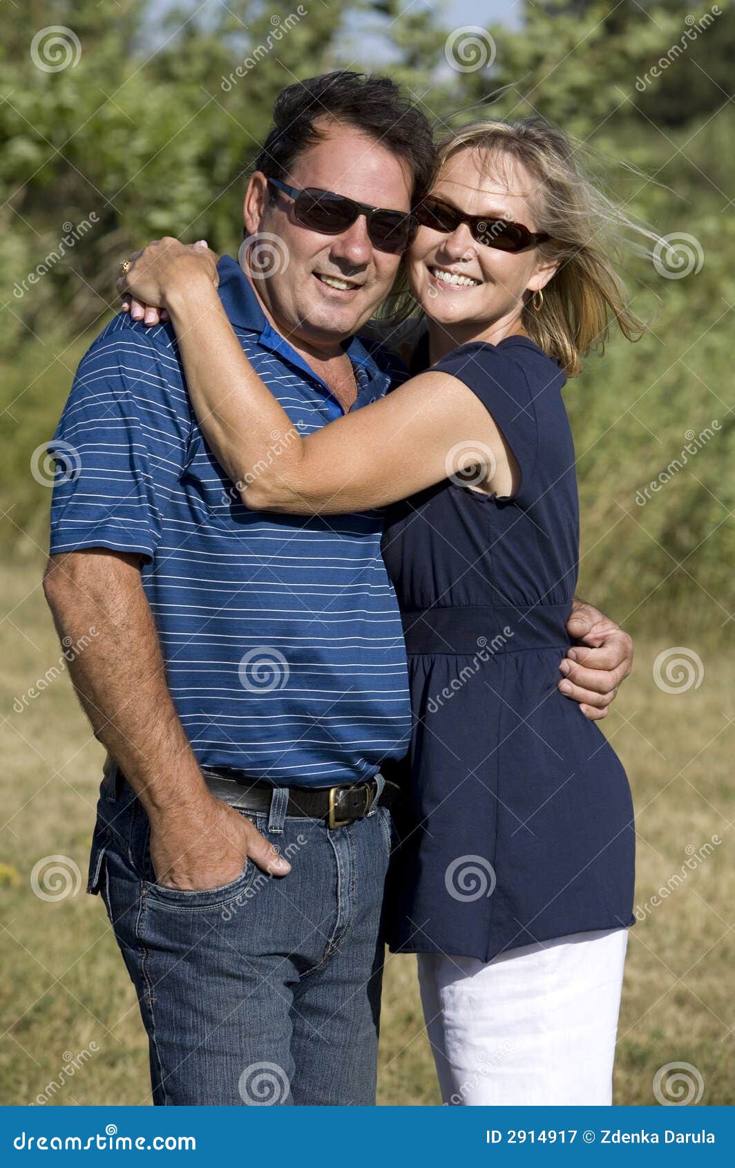 Couple on date stock image. Image of light, peaceful, grass - 2914917
