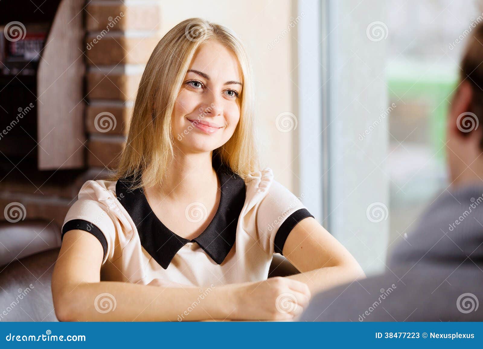 Couple on date stock image. Image of flirting, caucasian - 38477223