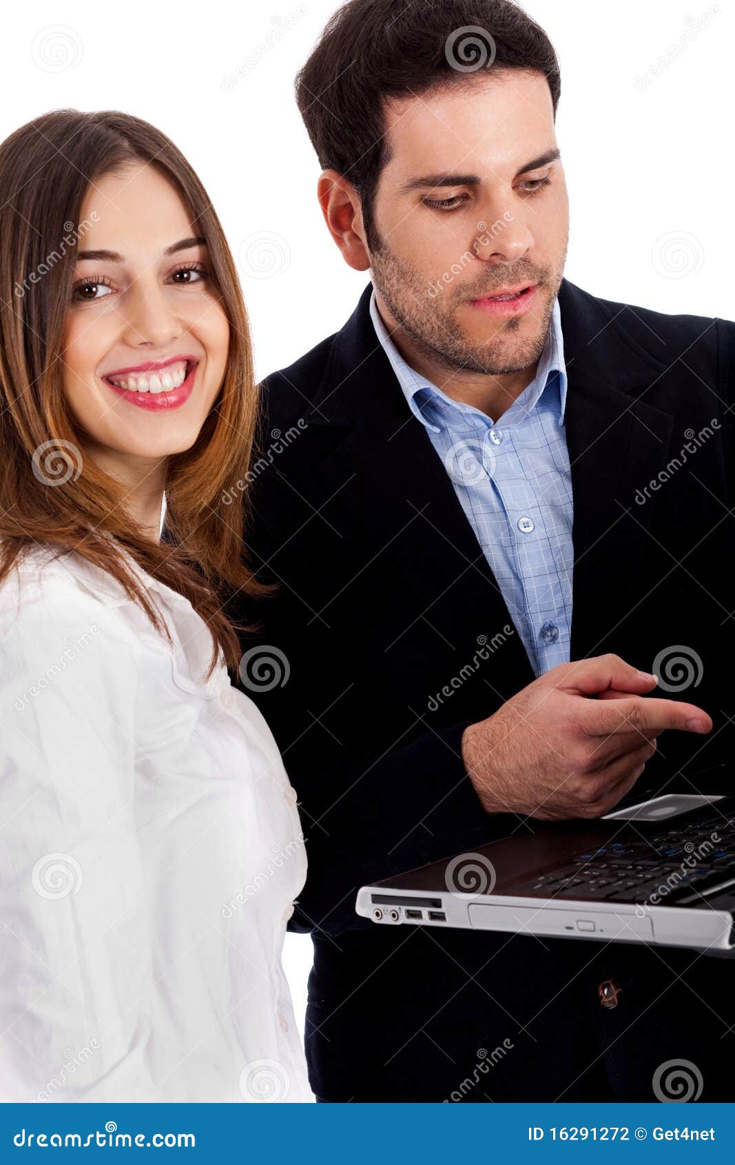 Couple discussing stock photo. Image of associate, partners - 16291272