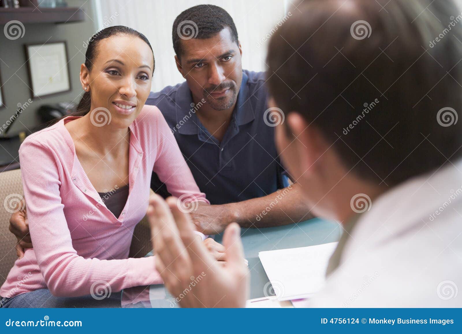 Couple in Doctors Surgery stock photo. Image of consulting - 4756124