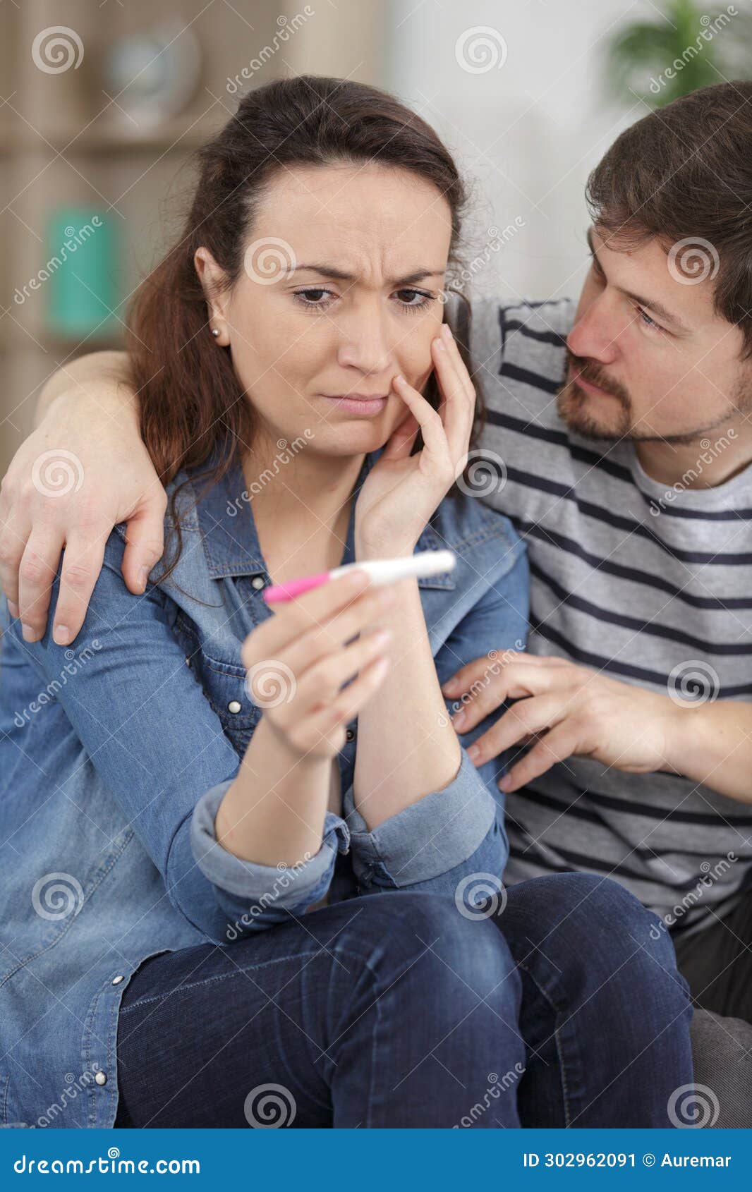 Couple Dreaming To Be Parents Stock Image - Image of couple, people ...