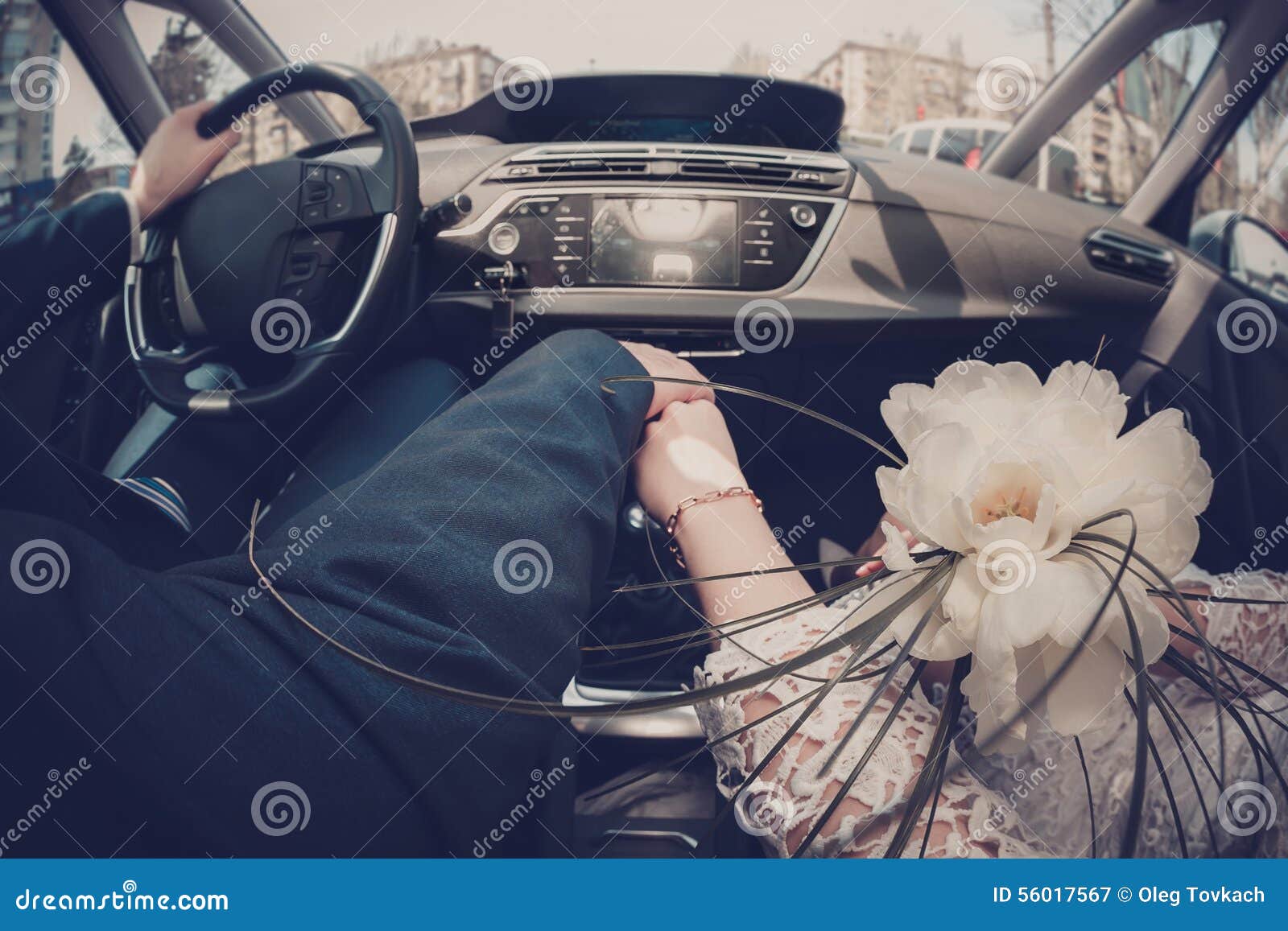 Couple driving in the car stock image. Image of driving - 56017567