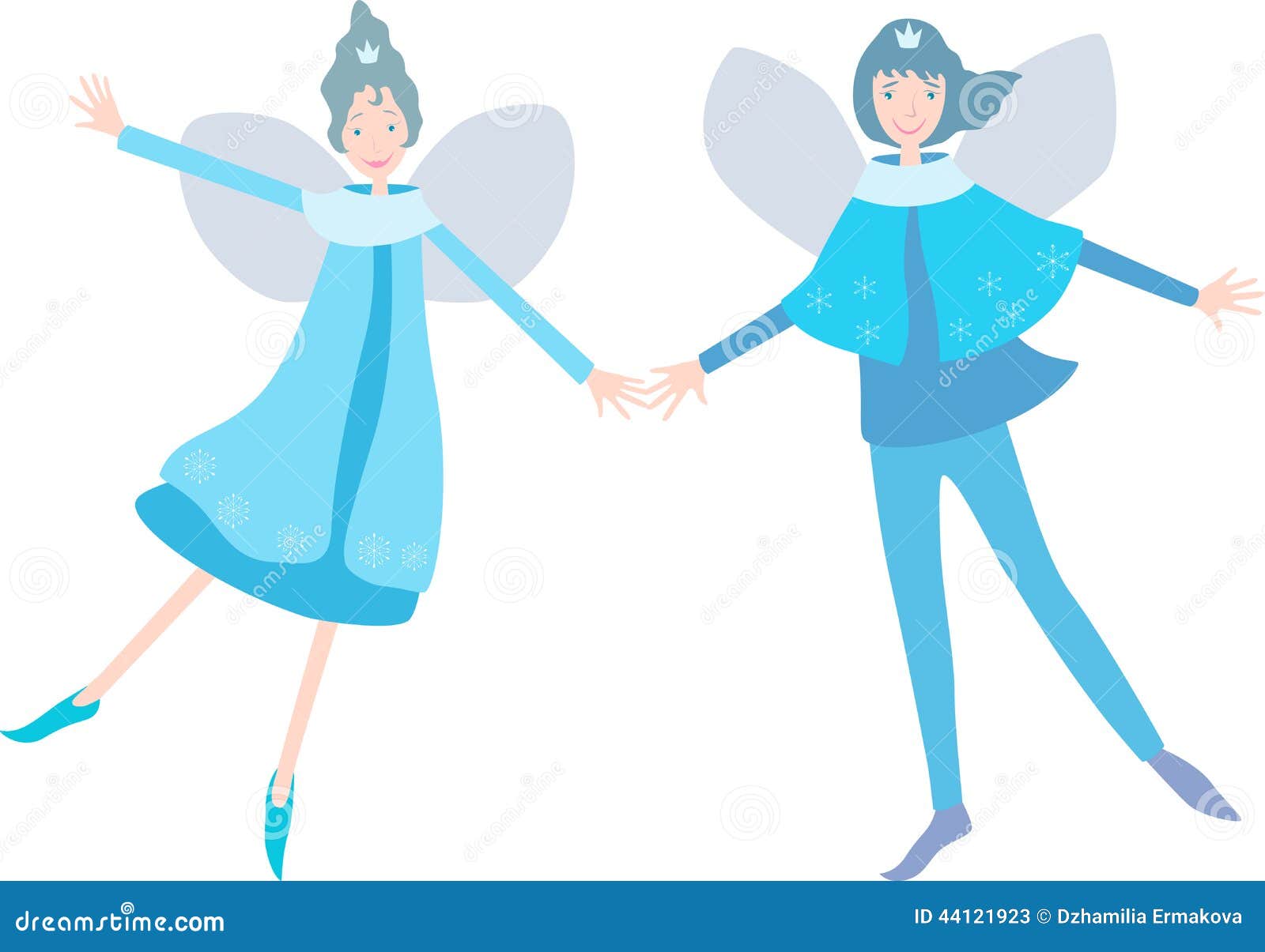 Couple of elves stock vector. Illustration of fairy, lucky - 44121923