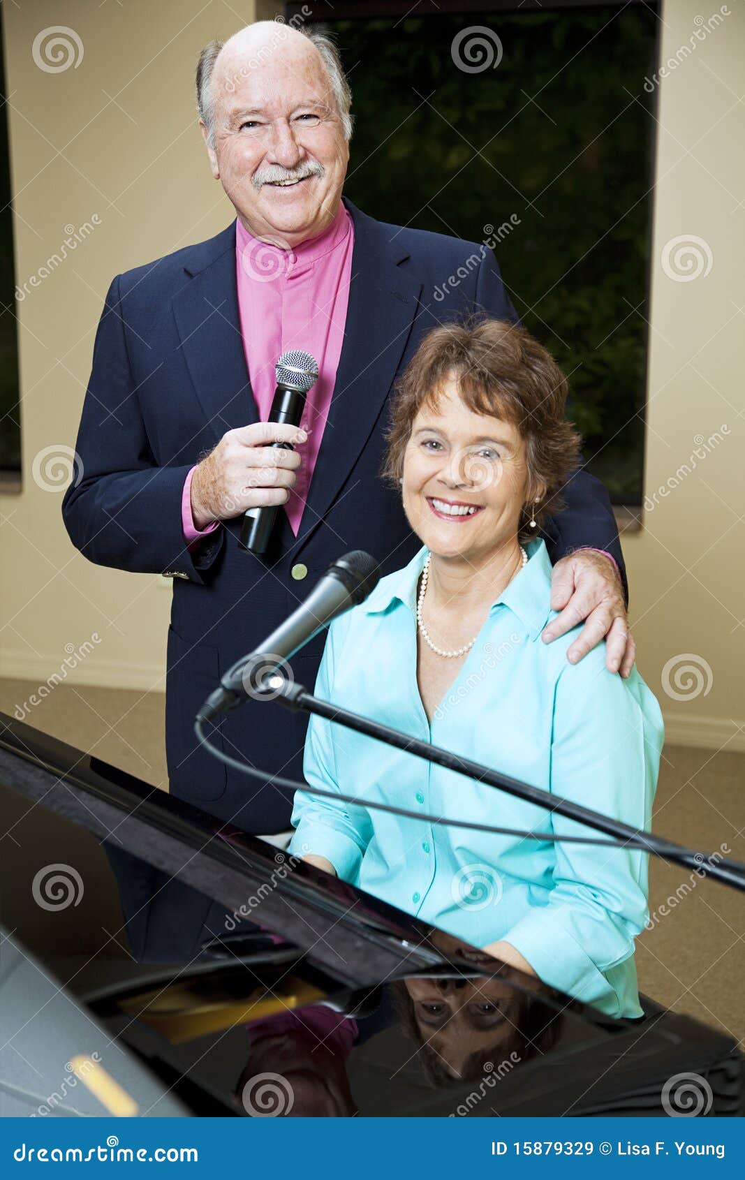 Couple Entertainers stock image. Image of pixie, bald - 15879329