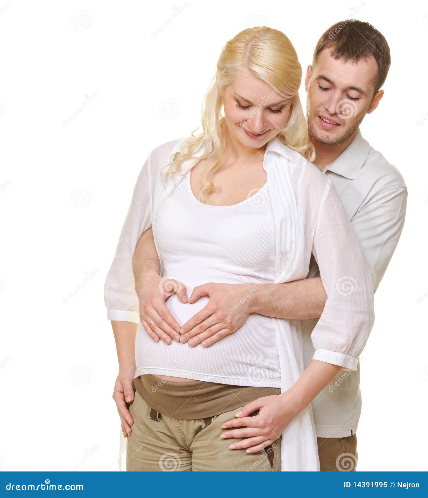 Couple expecting a baby stock image. Image of attractive - 14391995