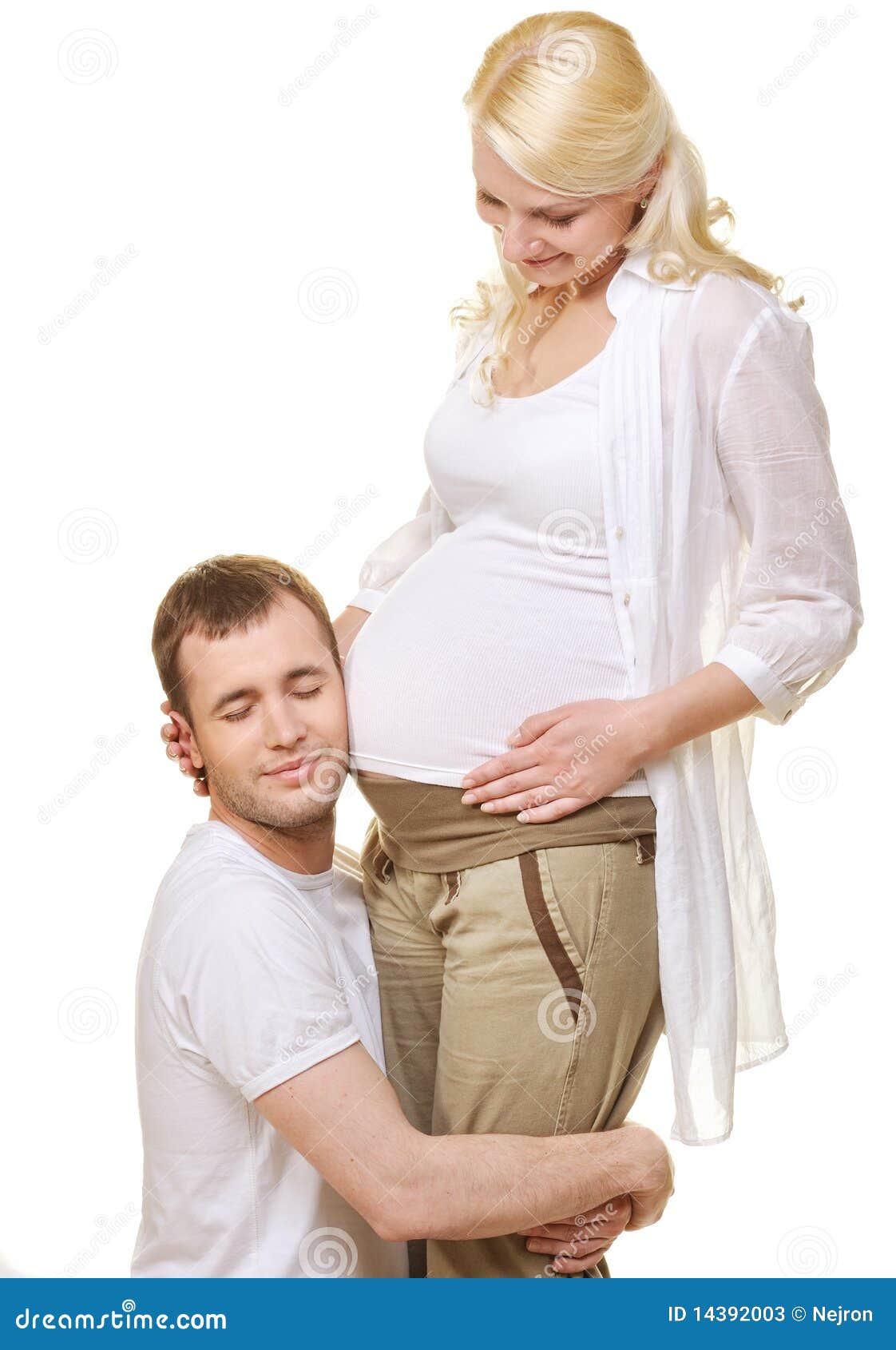 Couple expecting a baby stock image. Image of female - 14392003
