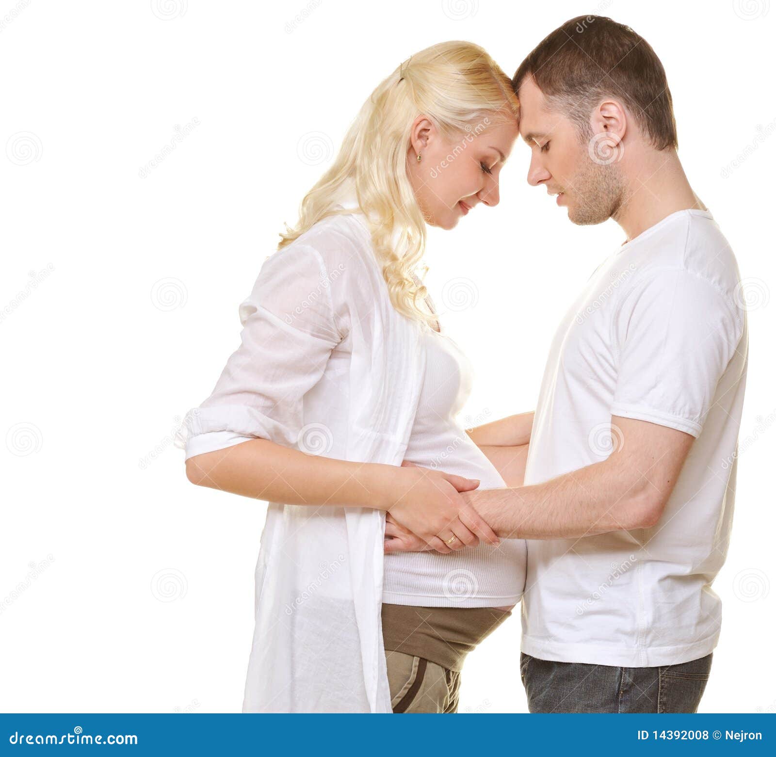 Couple expecting a baby stock photo. Image of father - 14392008
