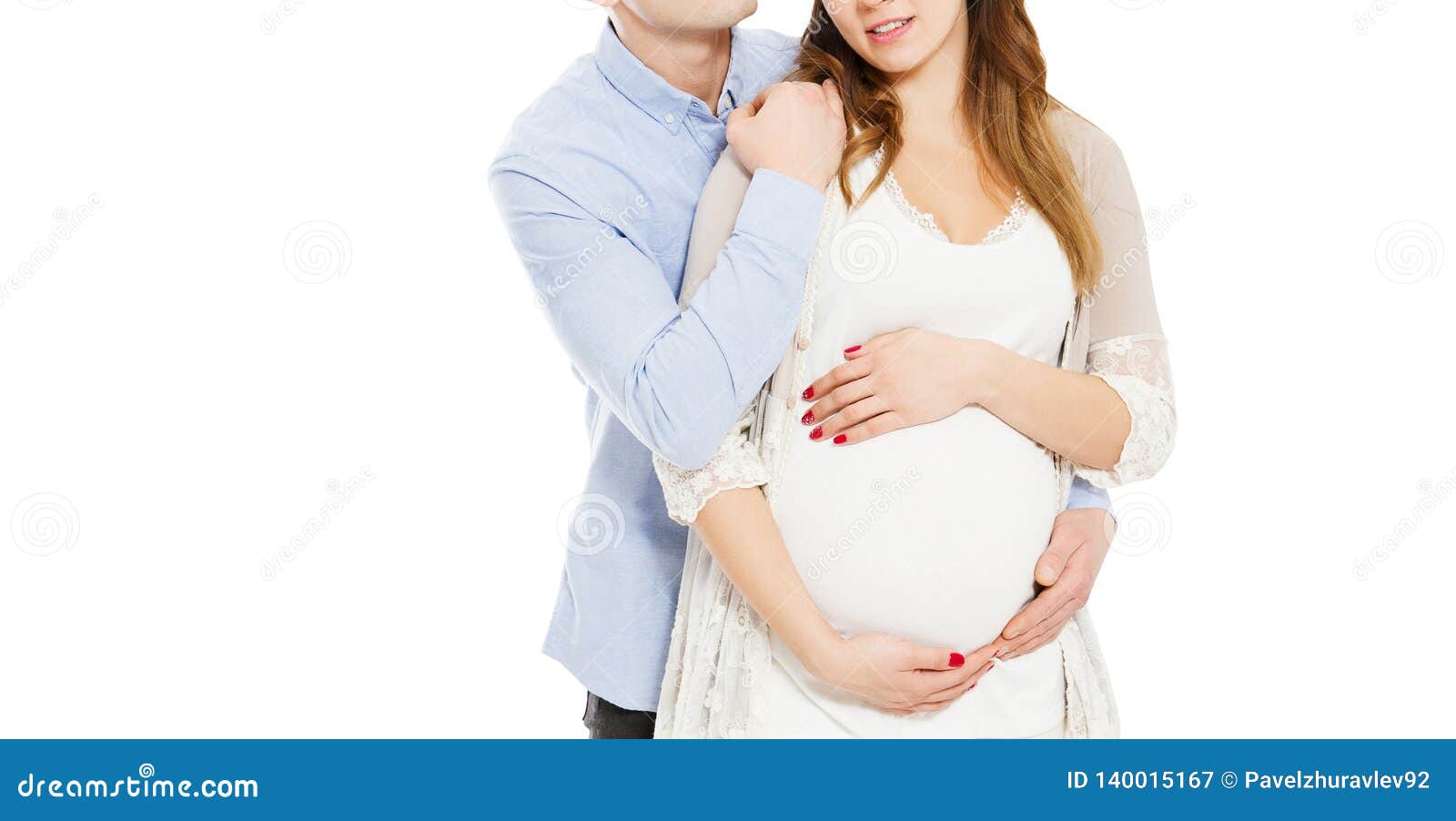 Couple Expecting a Baby Born - Cropped Image Stock Image - Image of ...