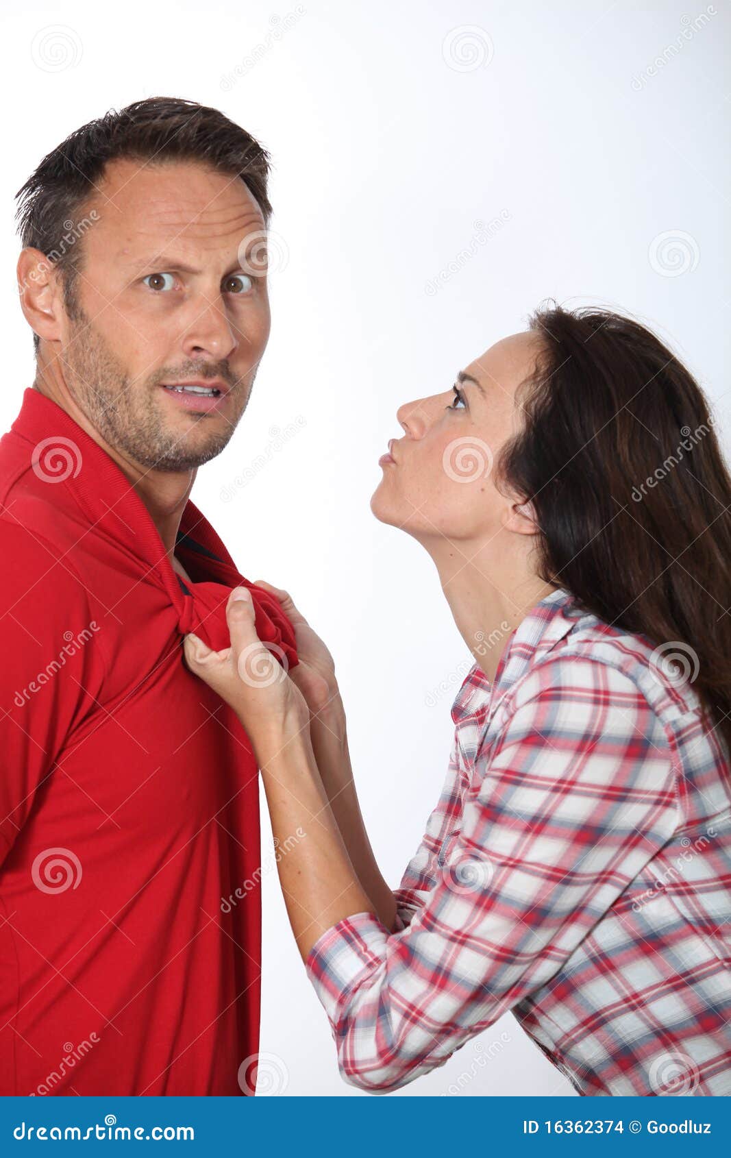 Couple expressions stock photo. Image of studio, woman - 16362374