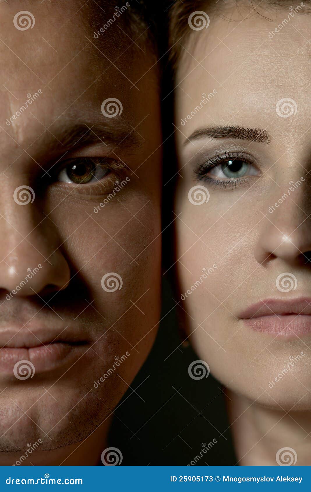 Couple face stock image. Image of closeup, couple, love - 25905173